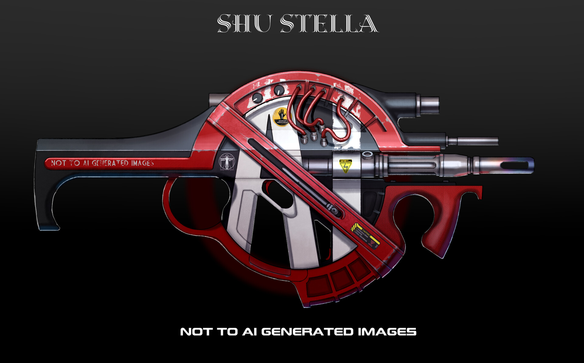 ArtStation - Weapon sketch - N0-A1 Carbine