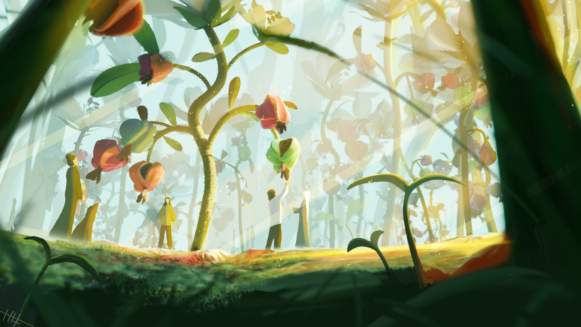 ArtStation - Botanic World (with process of work)