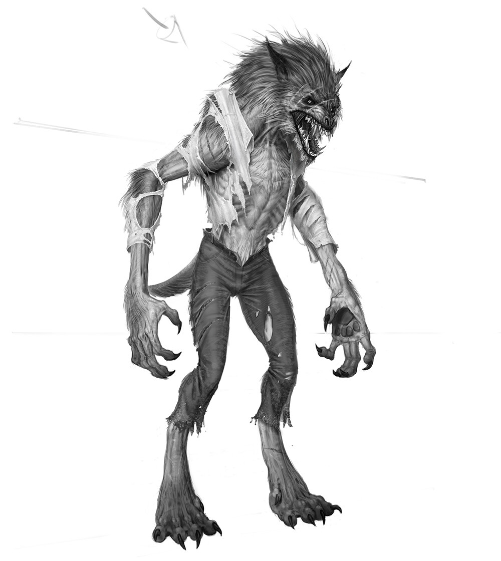 ArtStation - Werewolf