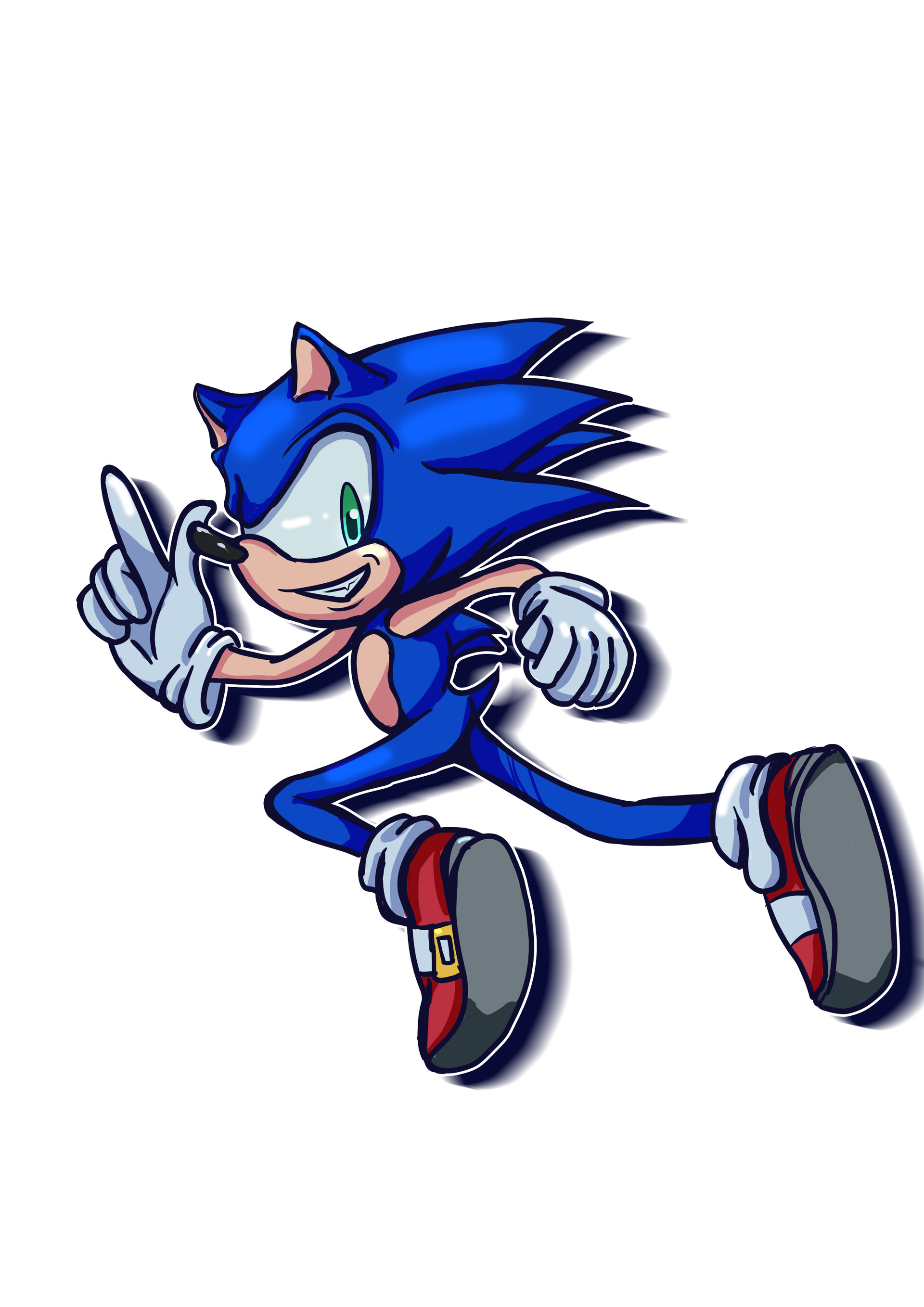 sonic running animation tutorial