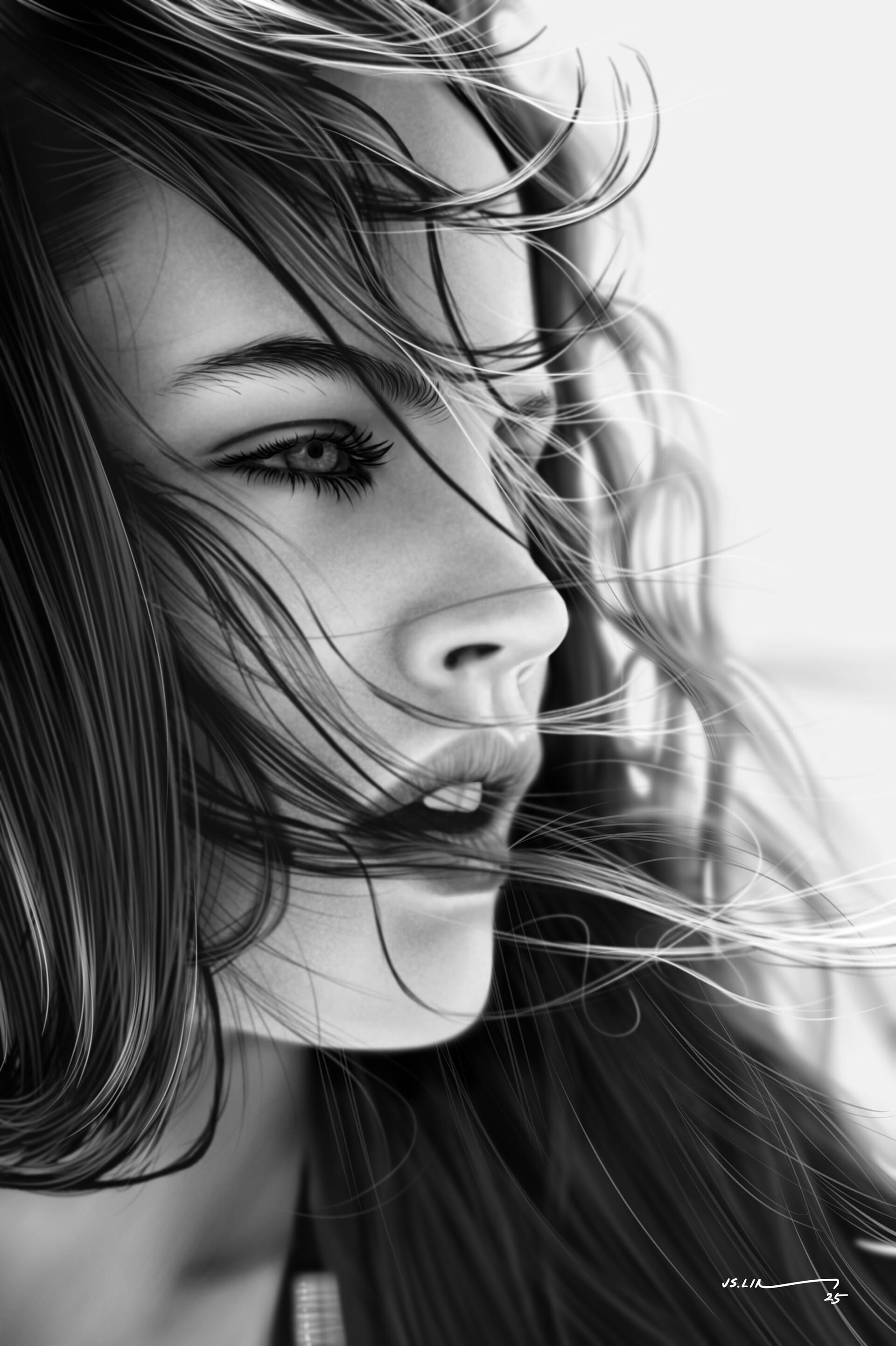 ArtStation - Windy beauty