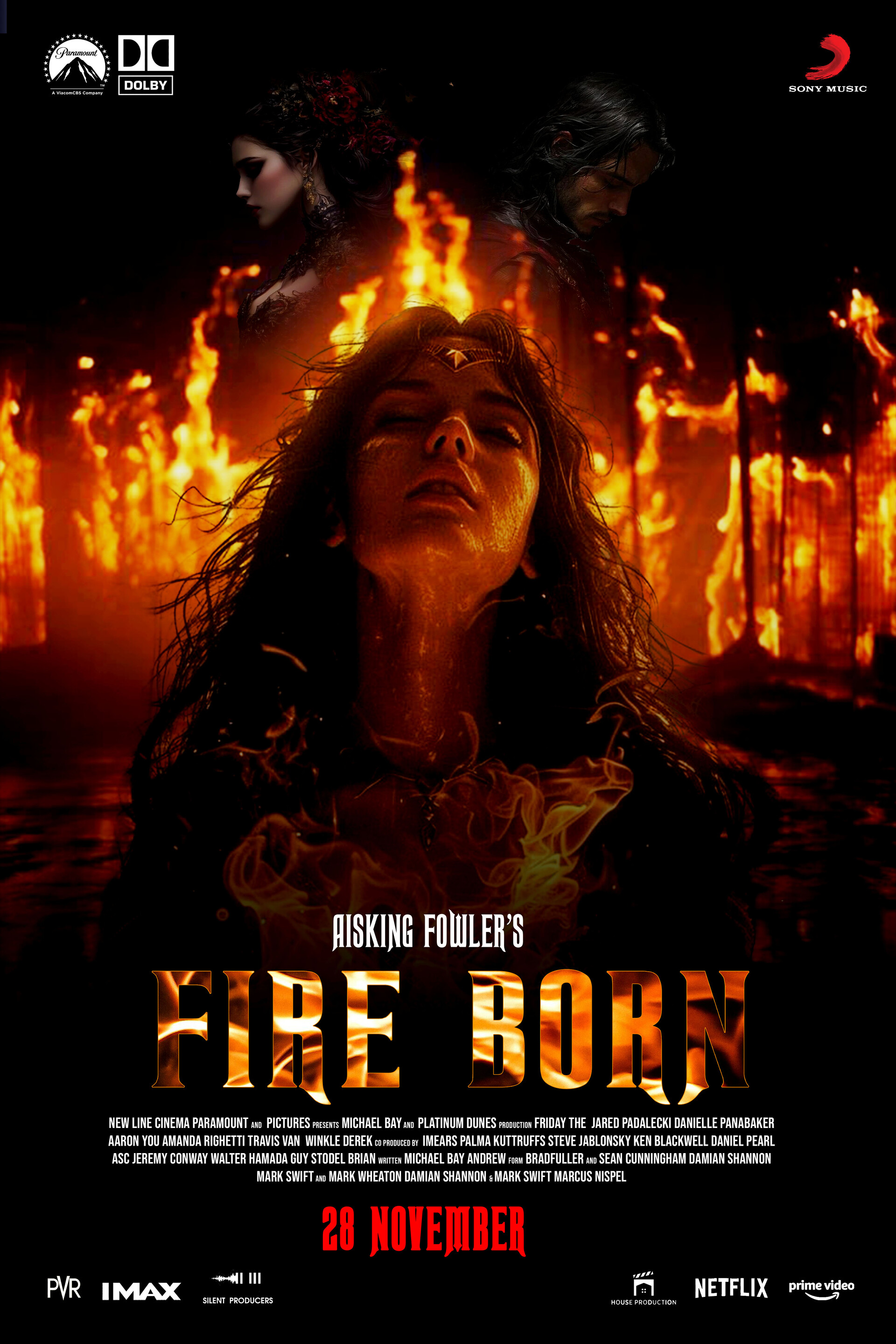 ArtStation - movie poster templet [Fire Born – Rise from the Ashes]