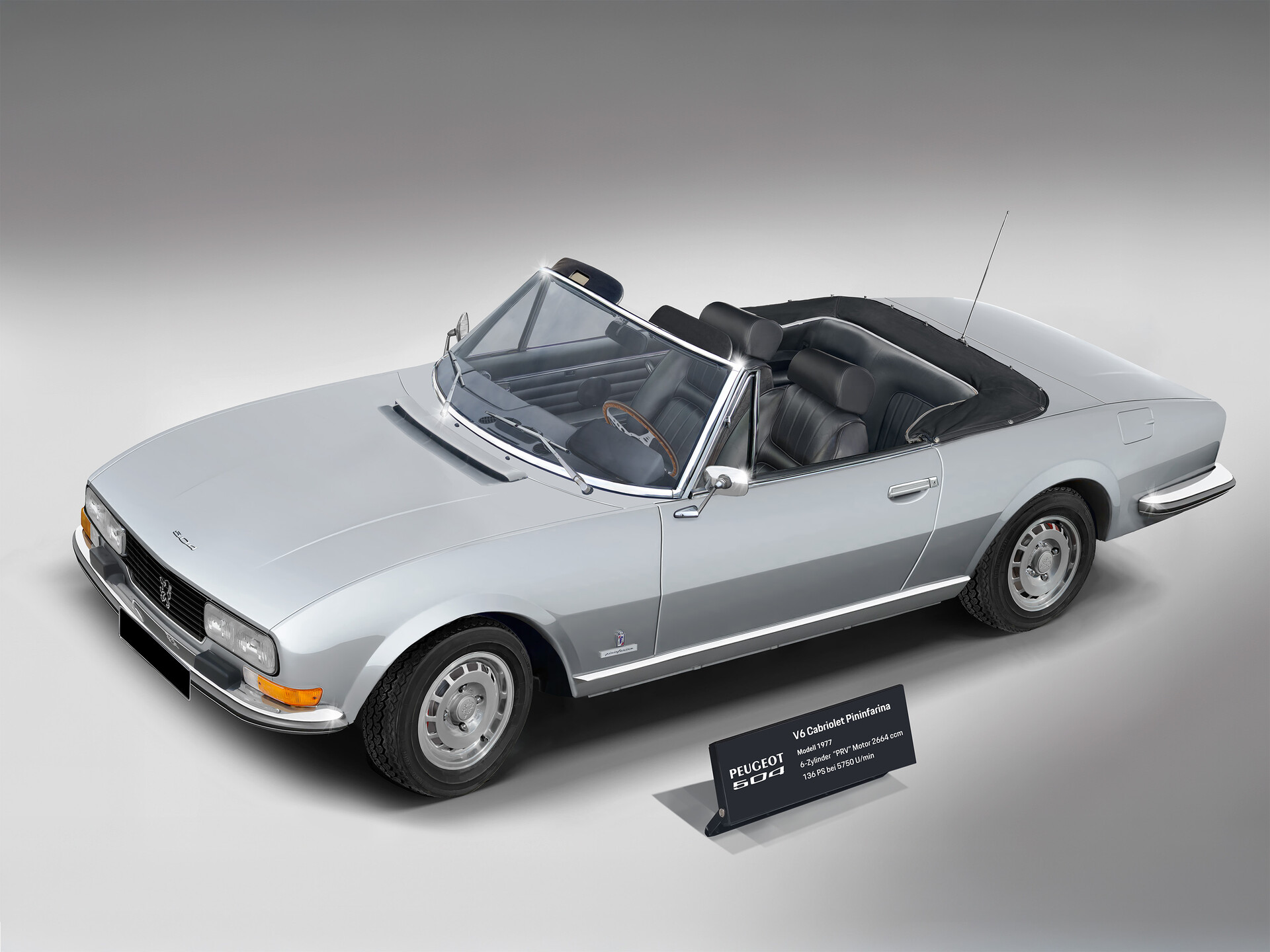 Cutaway art and prints - Peugeot 504 V6 Pininfarina