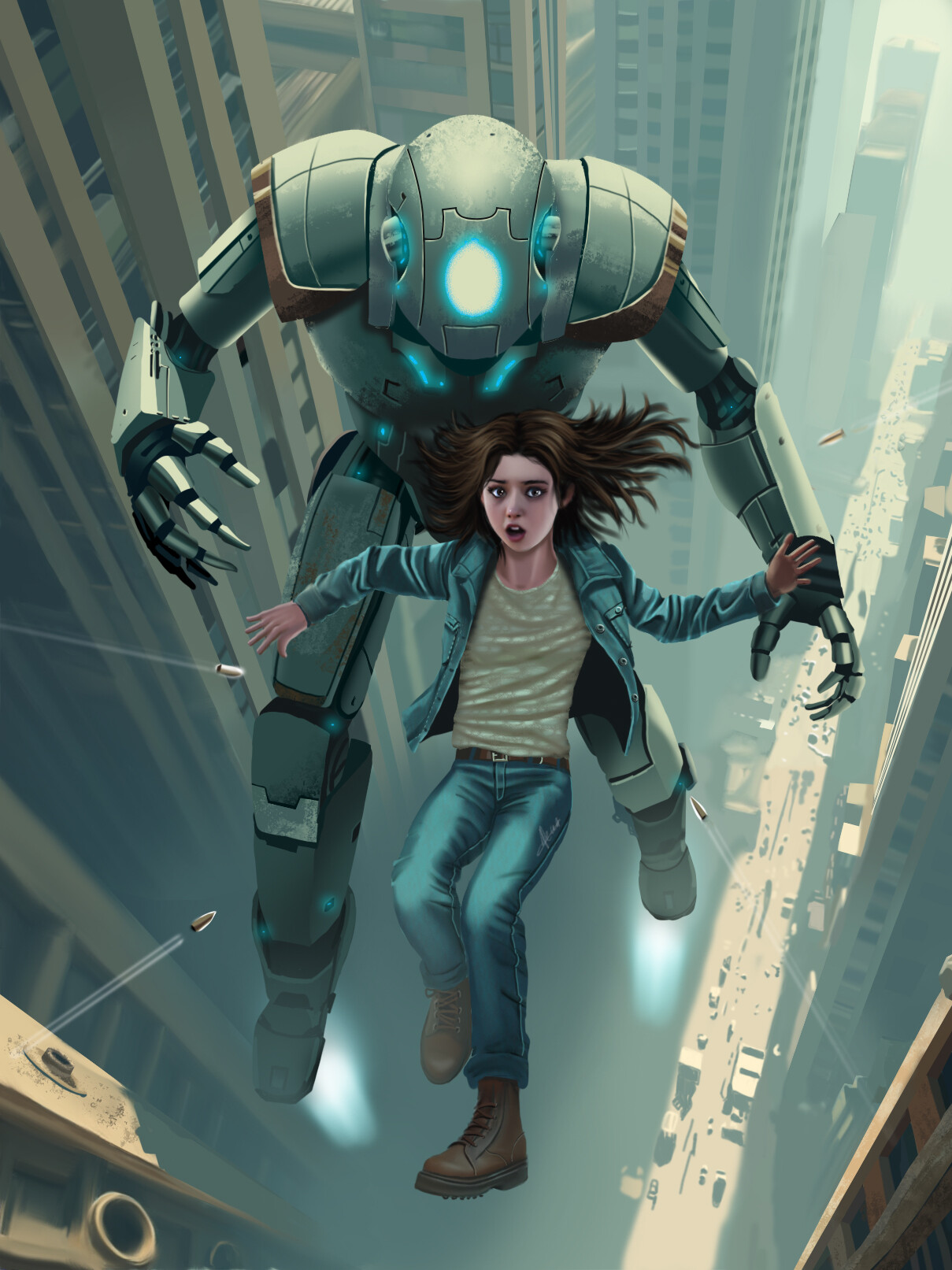 ArtStation - Falling Down - I'll catch you.