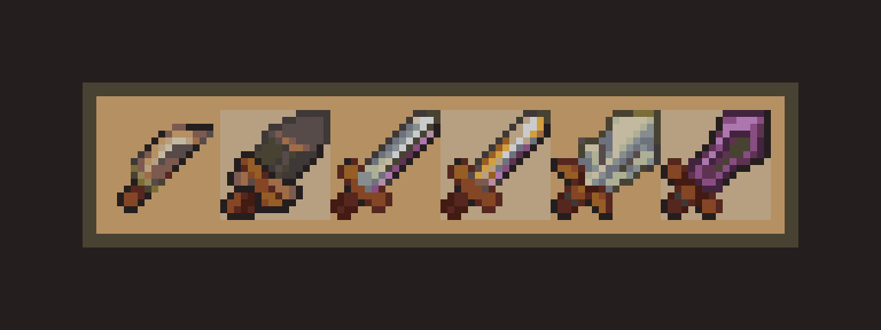 ArtStation - Minecraft sword retextures!