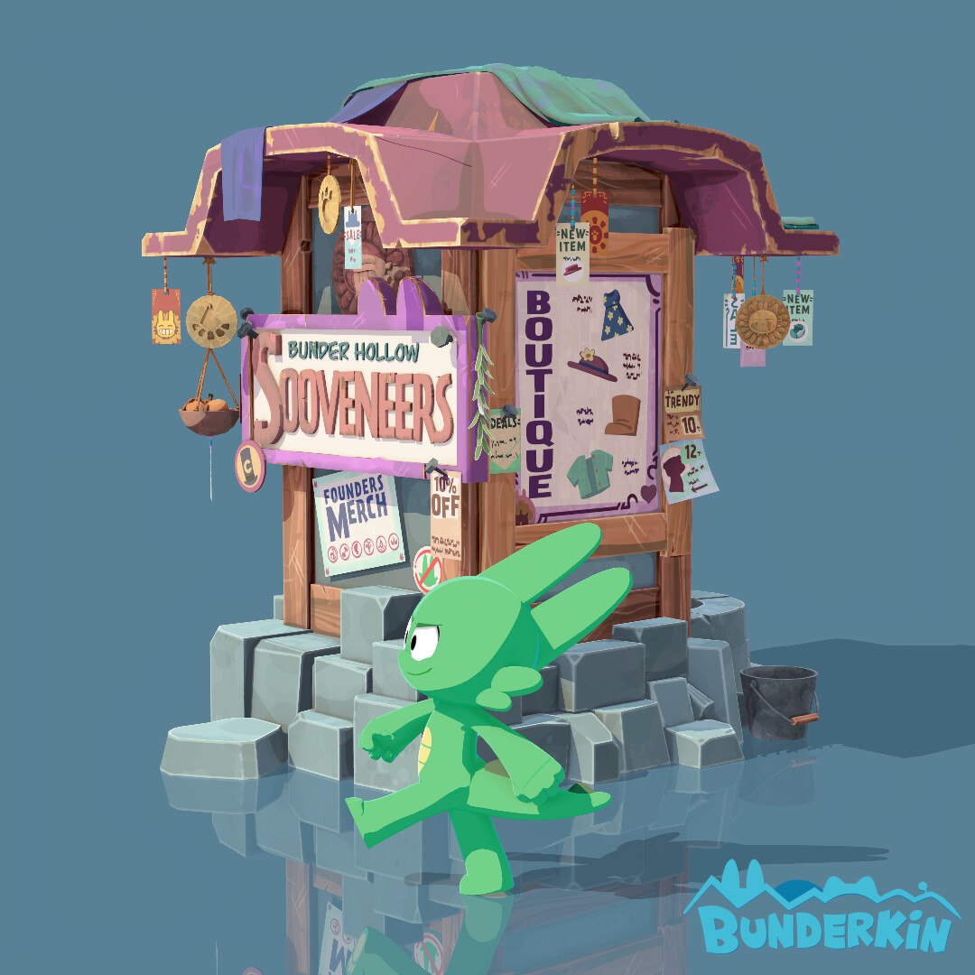 Studio Zubio - Bulletin Board Kiosk from Bunderkin!