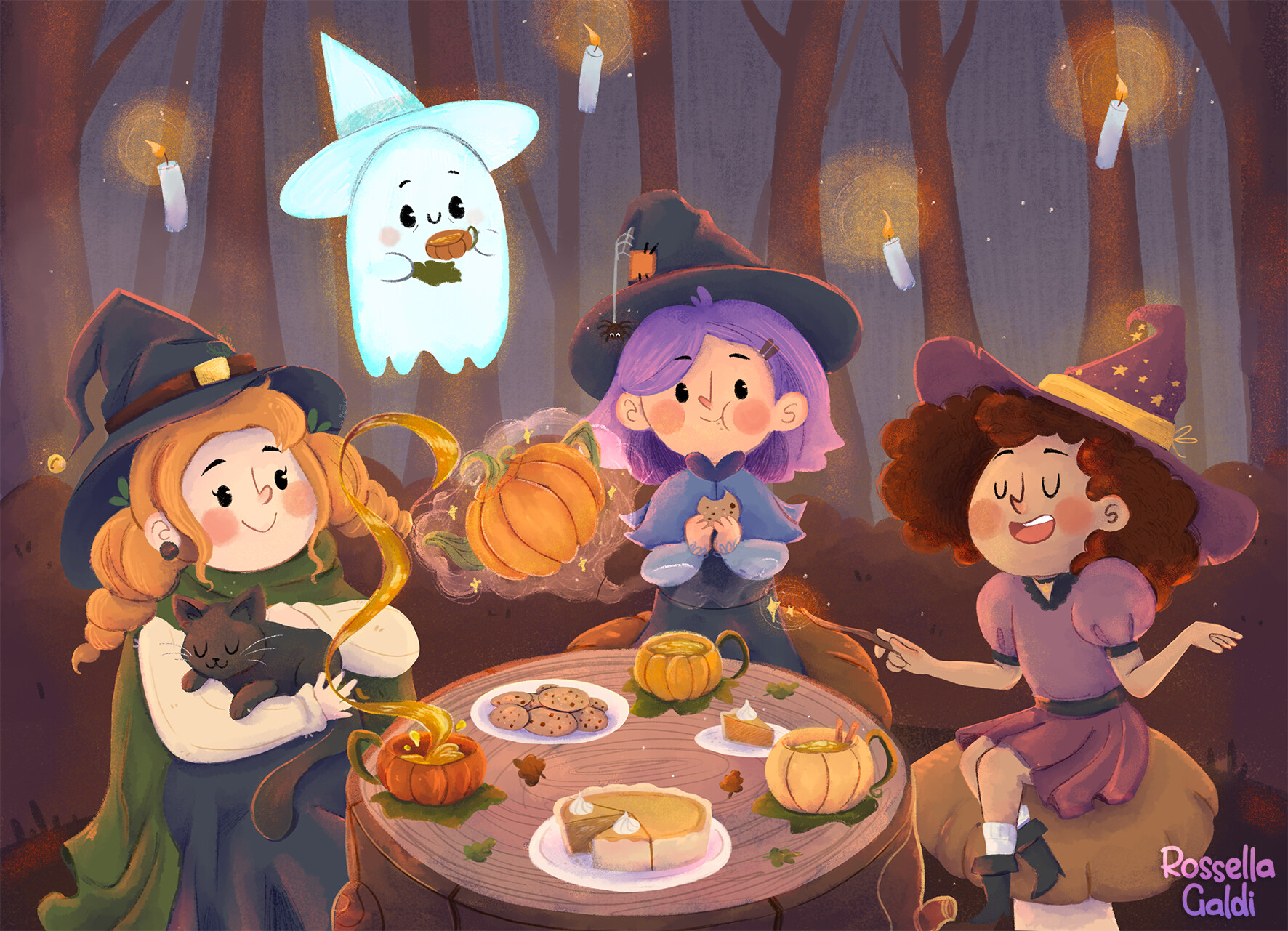 ArtStation - Spooky Tea Party