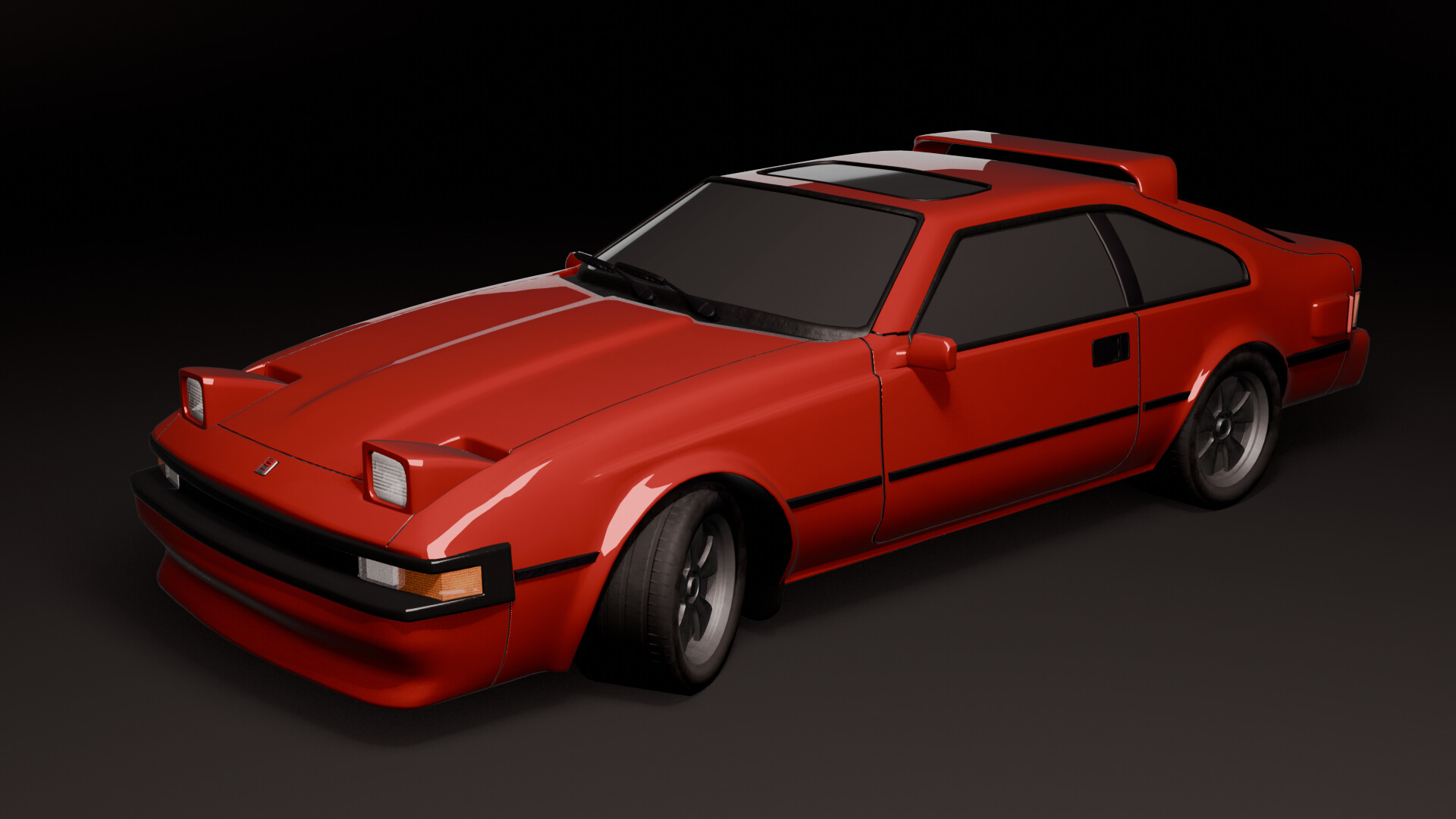 ArtStation - Toyota Celica Supra