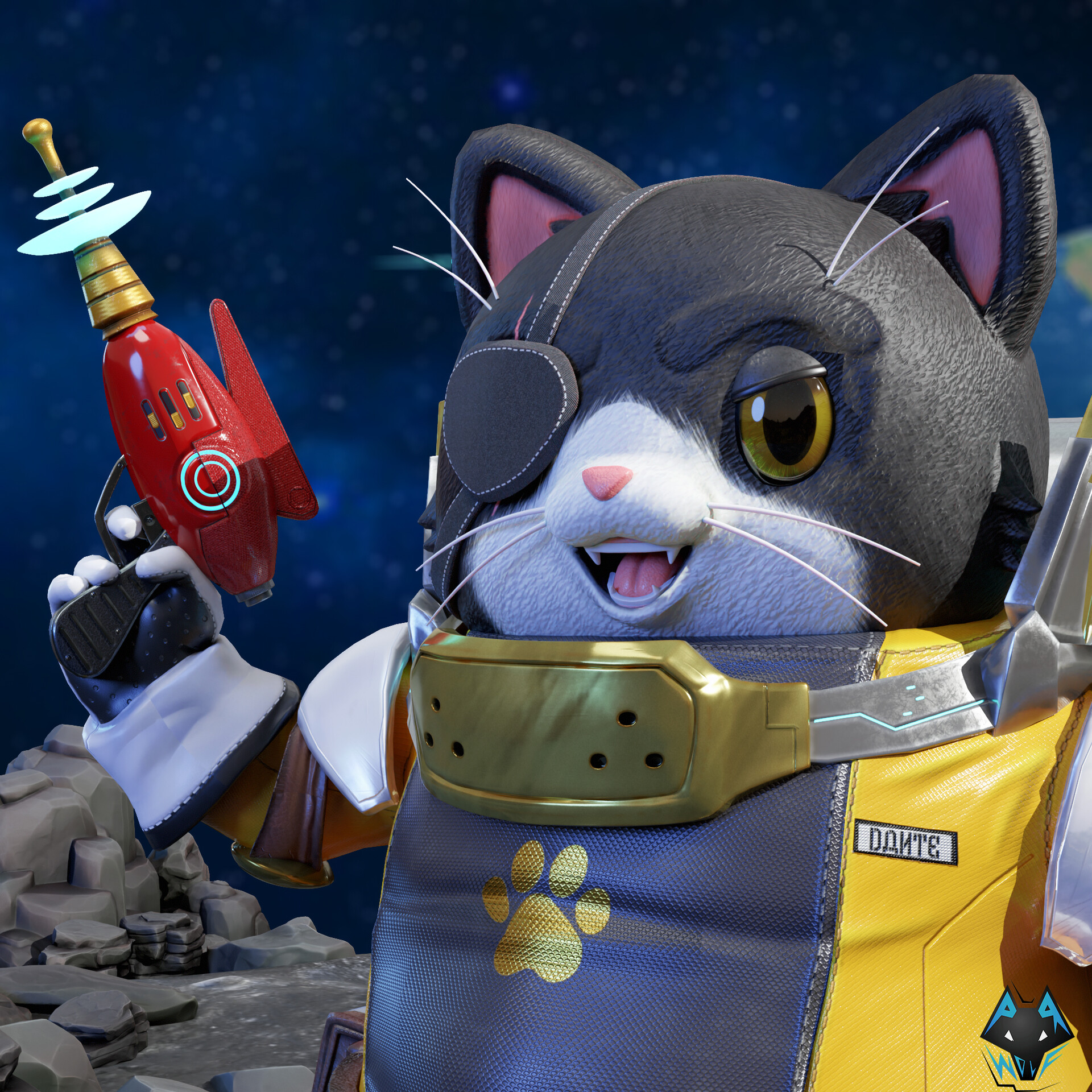 ArtStation - Space Cat