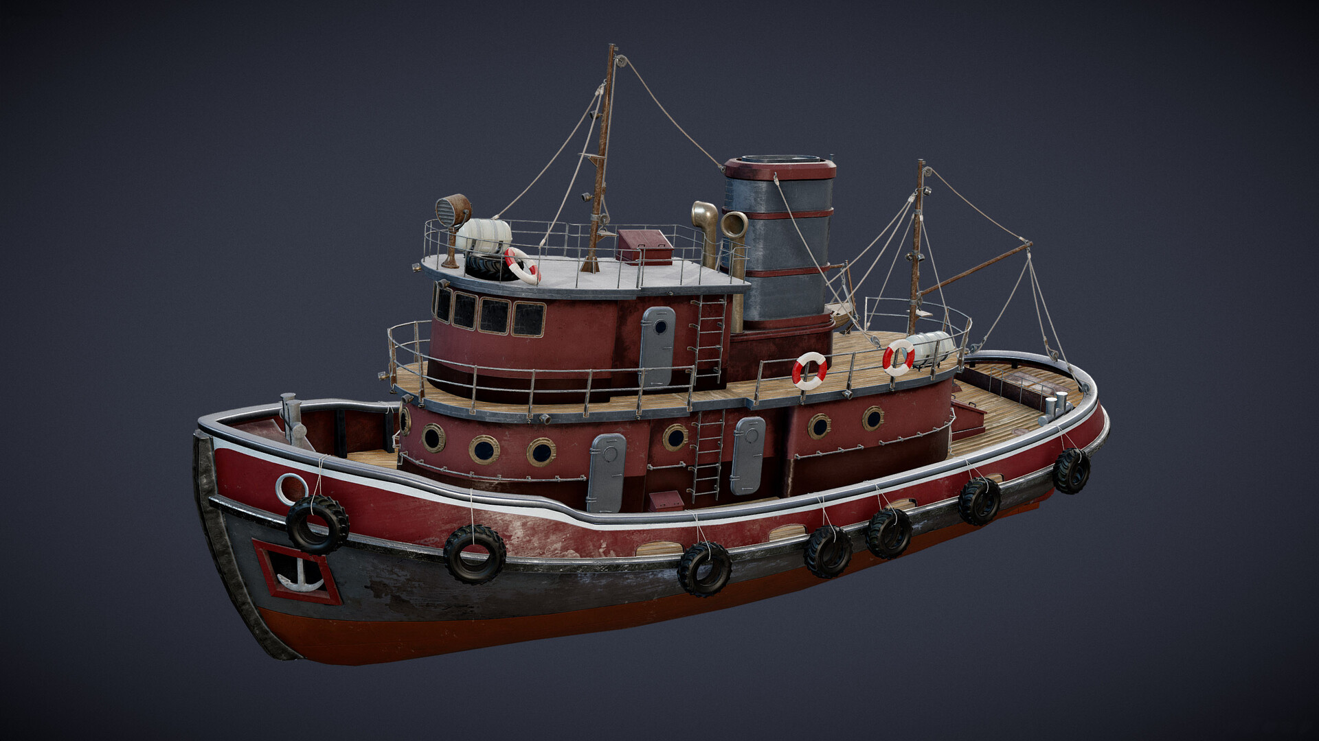 ArtStation - Boat Low Poly Game Ready