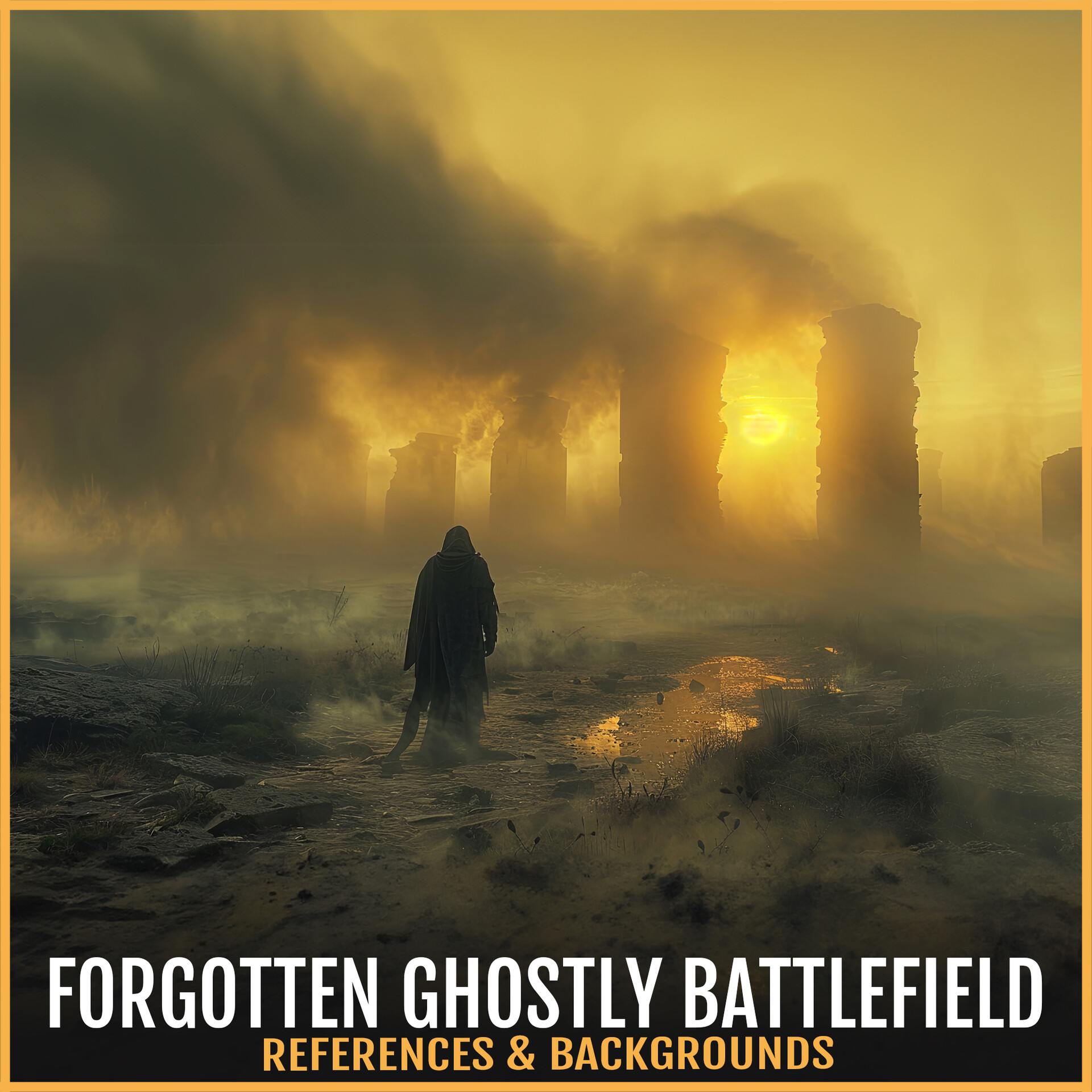 ArtStation - 303 Forgotten Ghostly Battlefield