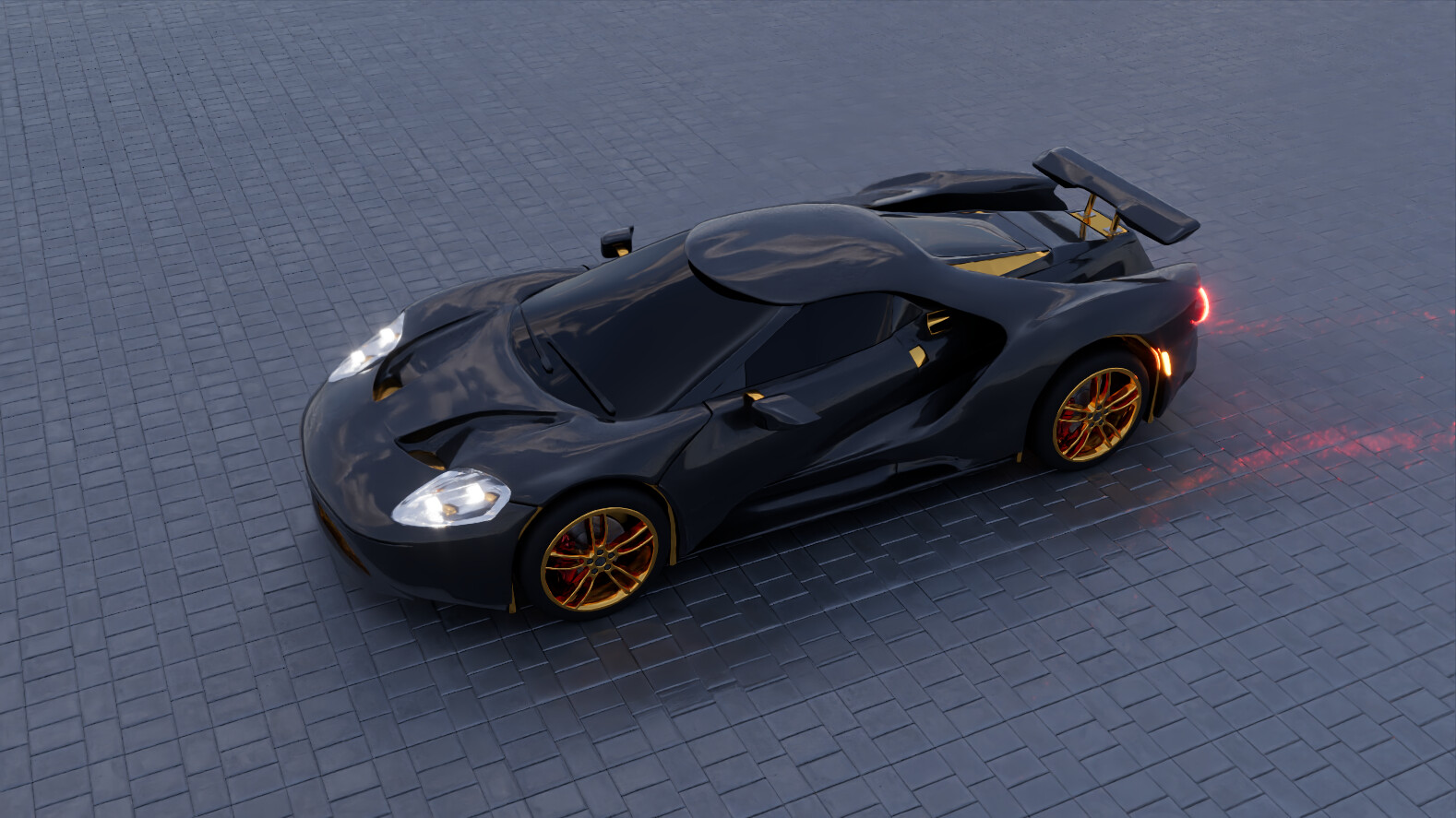 ArtStation - Ford GT 2018