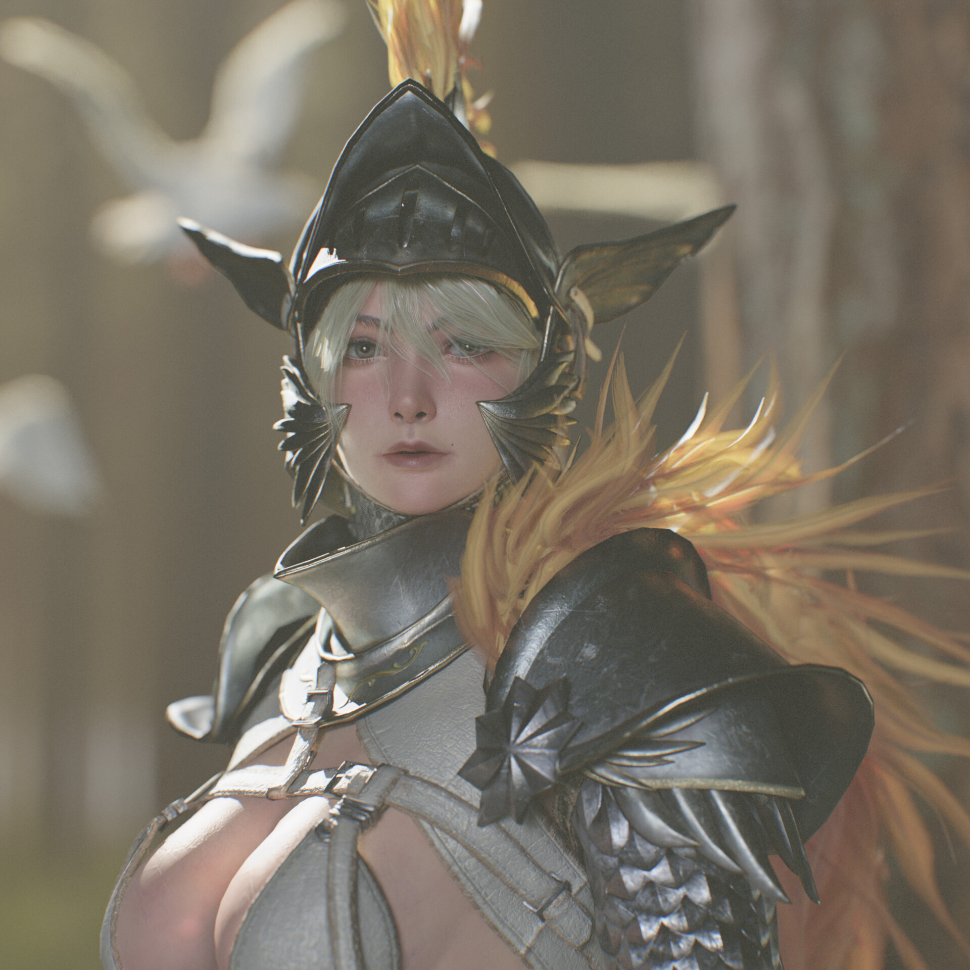 ArtStation - Bird knight