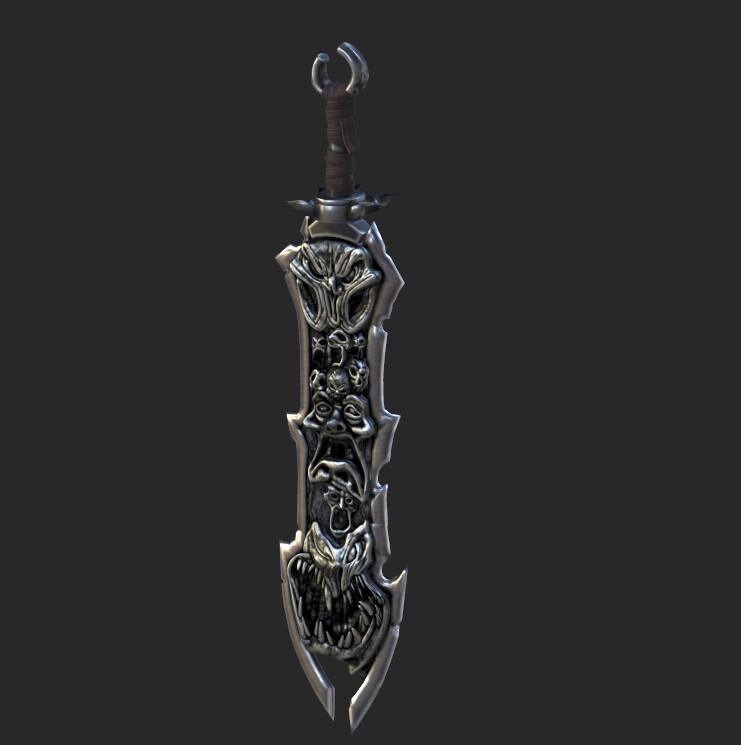 ArtStation - "Chaoseater" sword | Darksiders