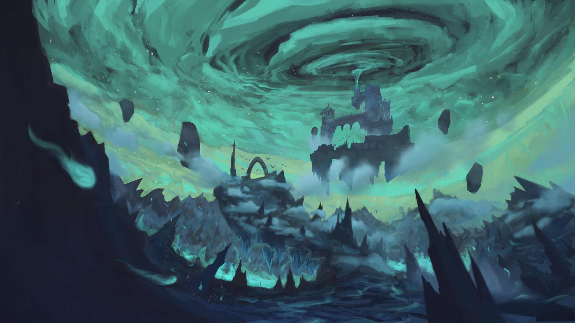 ArtStation - Spirit Thief Vampire Castle Soul Storm