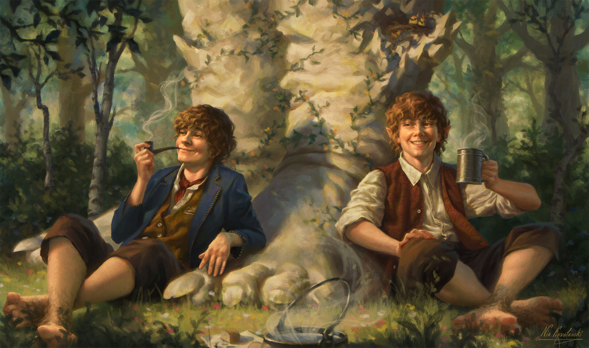 ArtStation - Merry and Pippin