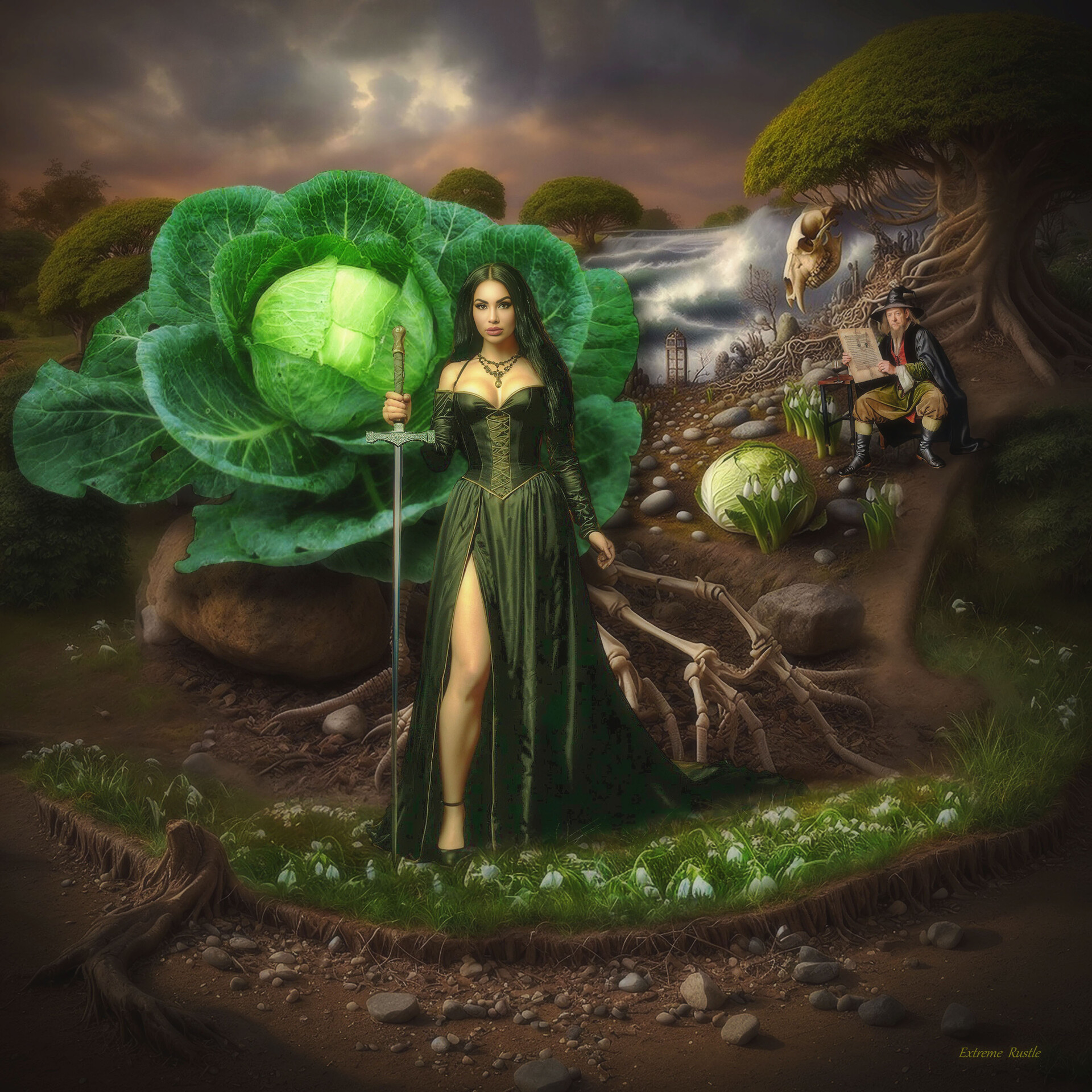 ArtStation - In the Cabbage Thicket