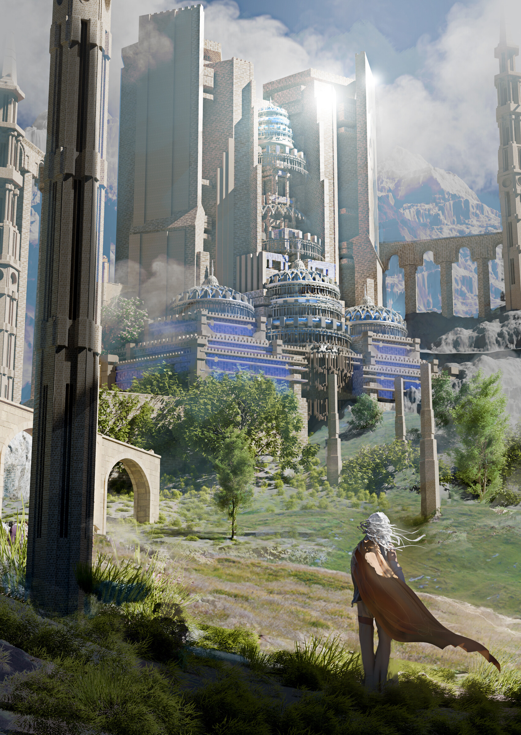ArtStation - The Blue Castle