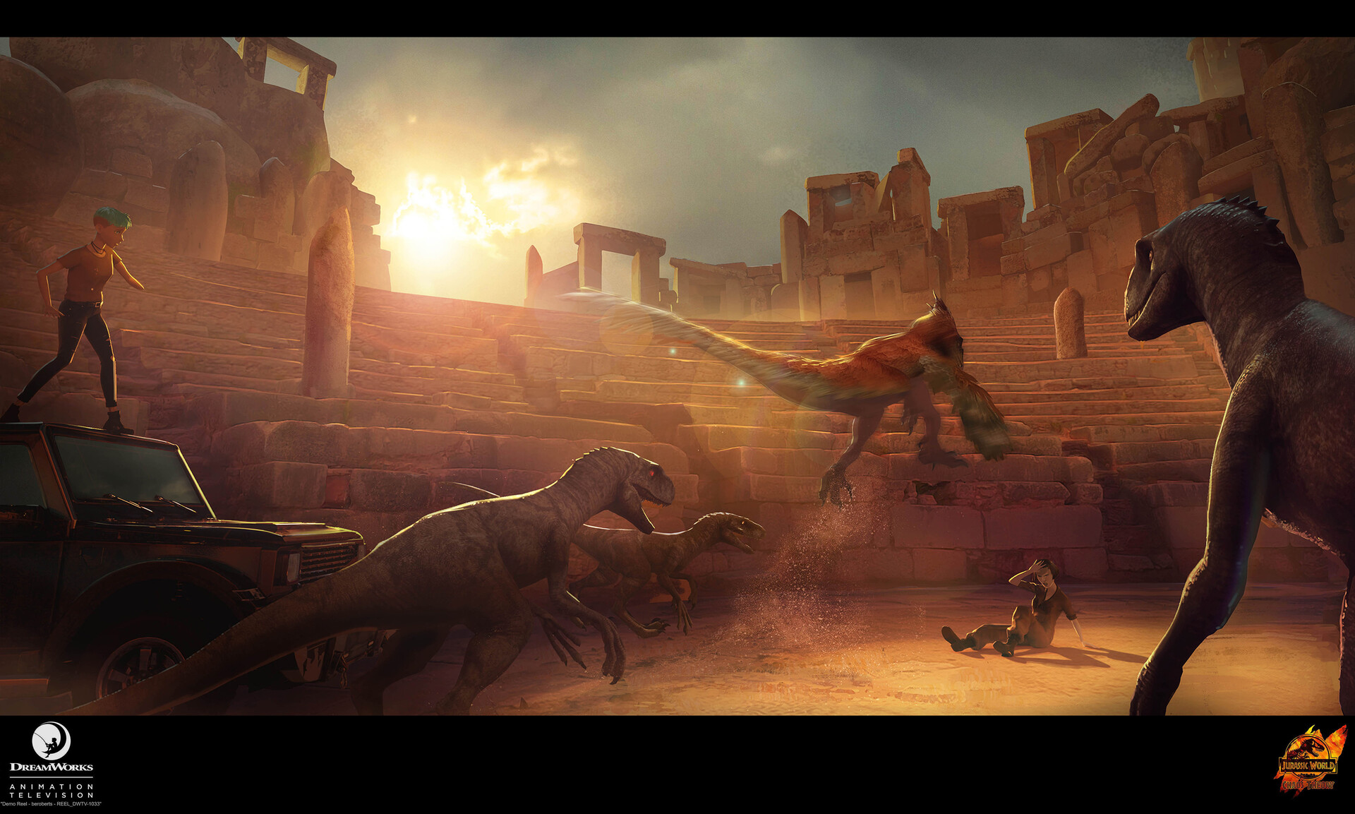 brandon roberts - Jurassic World: Chaos Theory 3 - Key Frame - Showdown ...