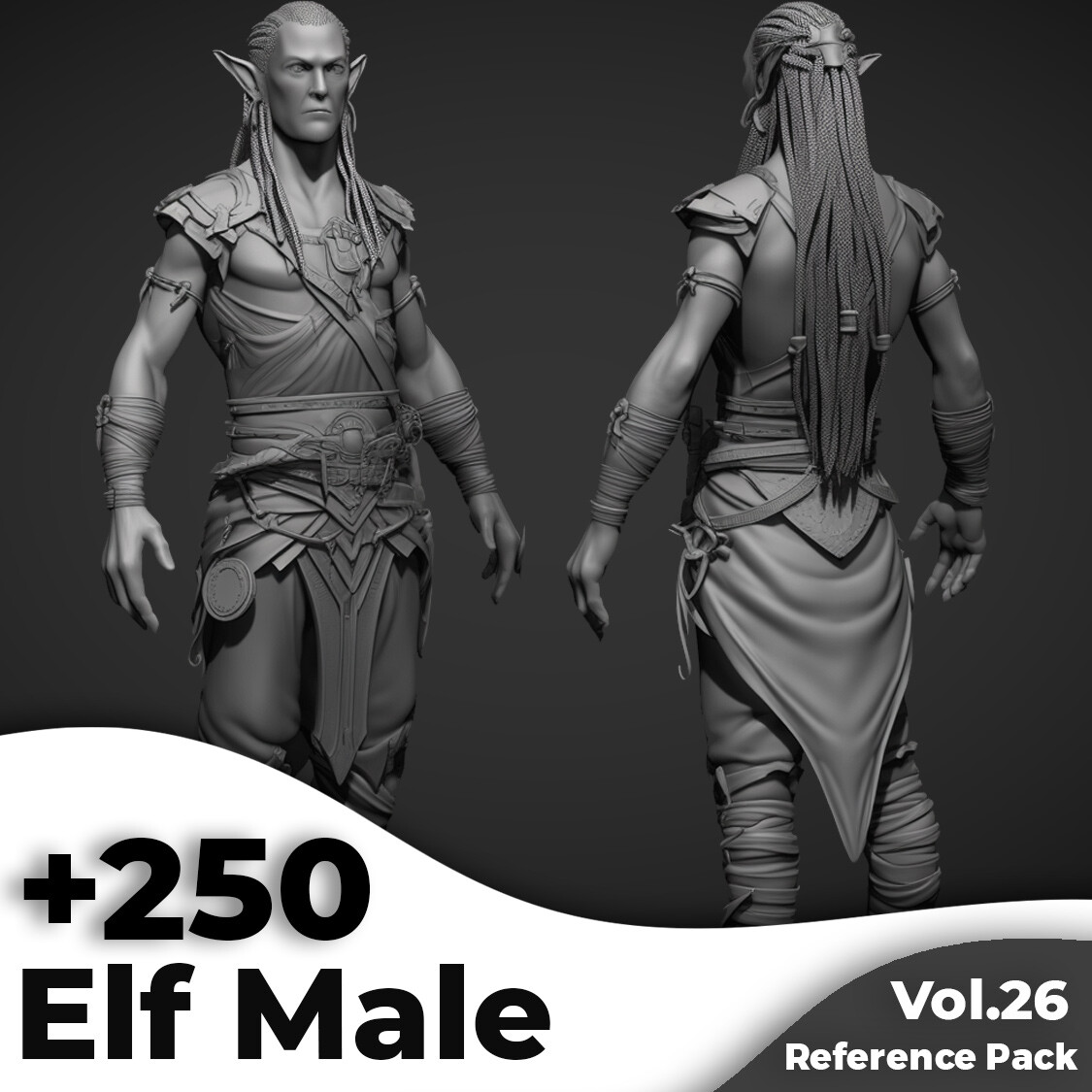 ArtStation - +250 Elf Male Reference Images(4k)