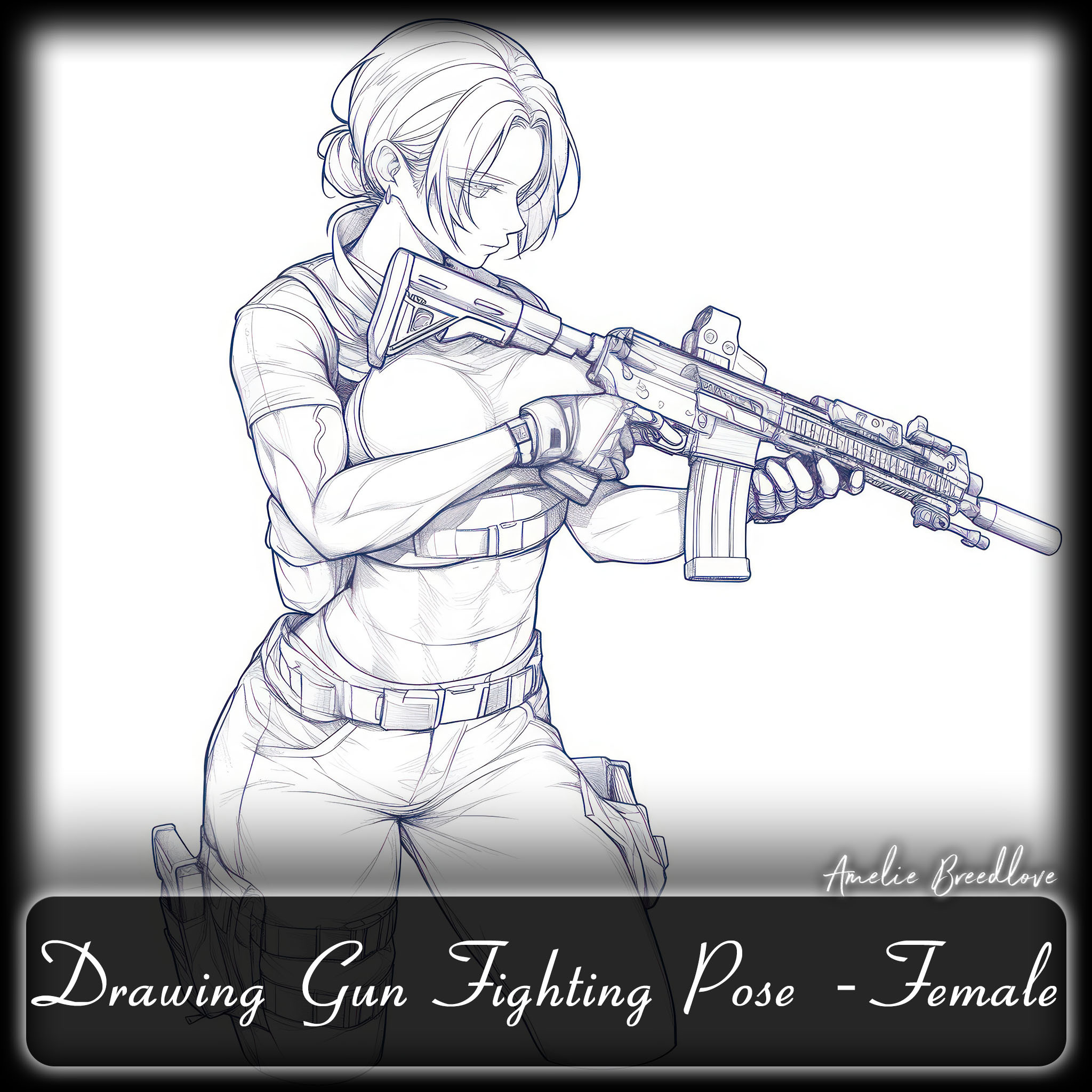 gun drawing reference