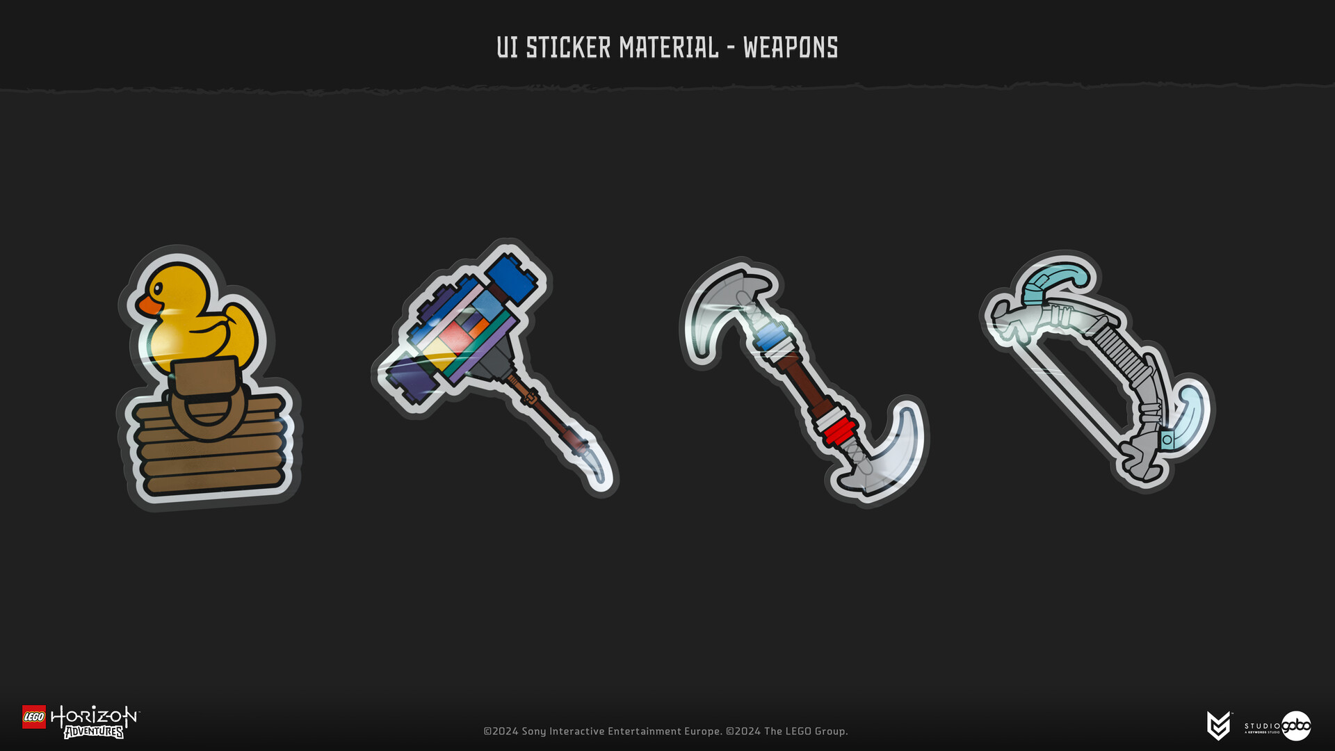 Chris Francis - LEGO® Horizon Adventures™ UI Sticker Materials look P2