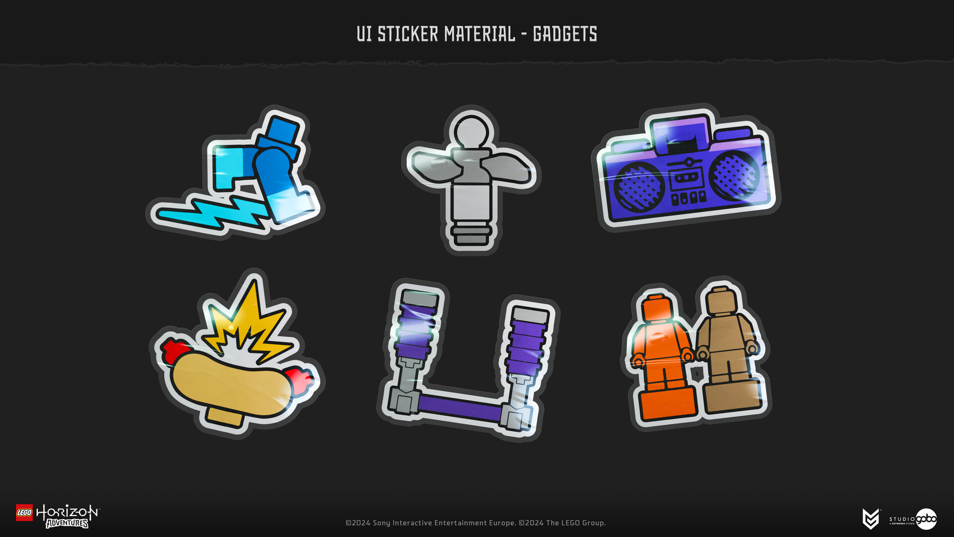 Chris Francis - LEGO® Horizon Adventures™ UI Sticker Materials look P2