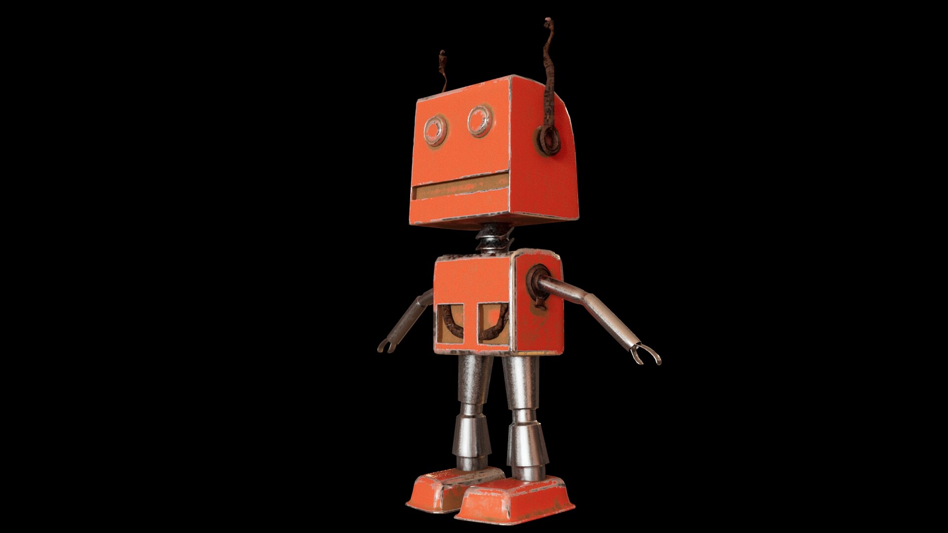 ArtStation - 3d mini robot