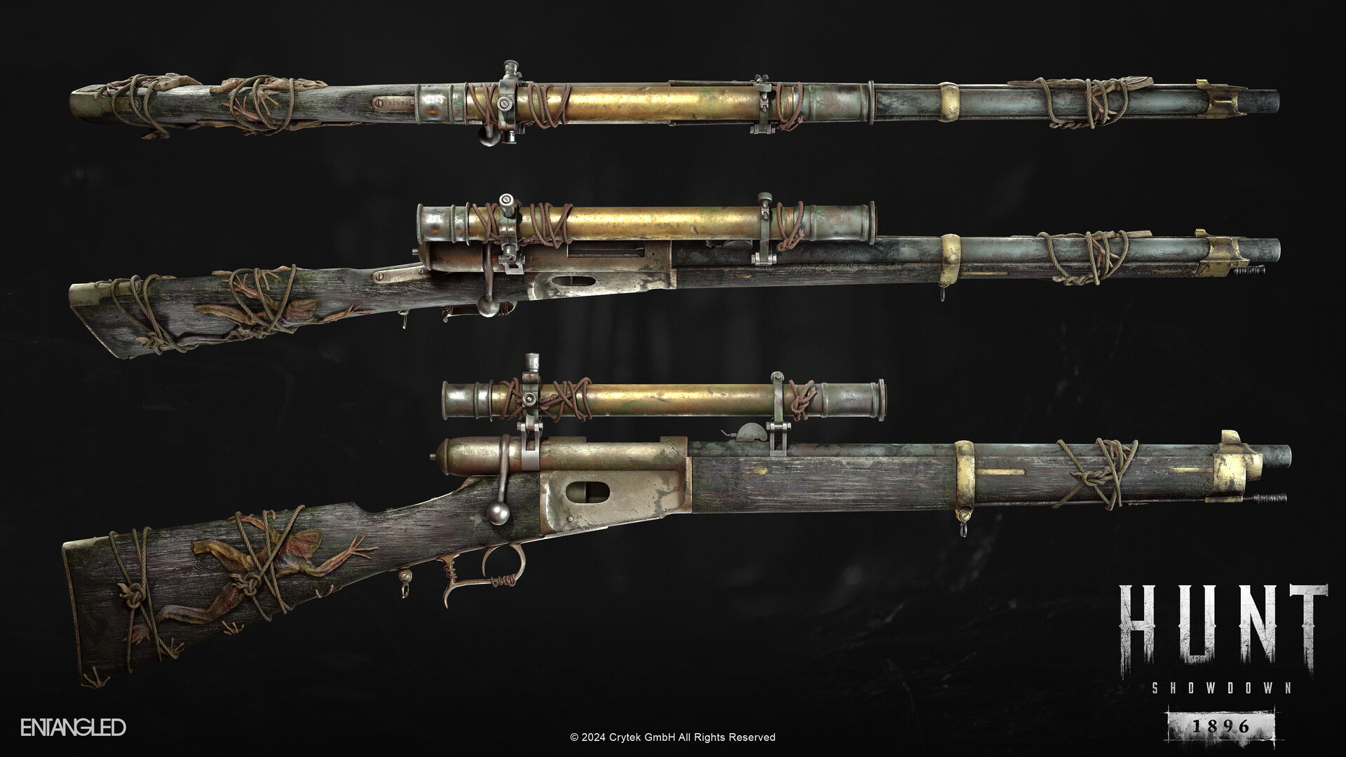 ENTANGLED Studio - Weapon 3D Models for Hunt: Showdown