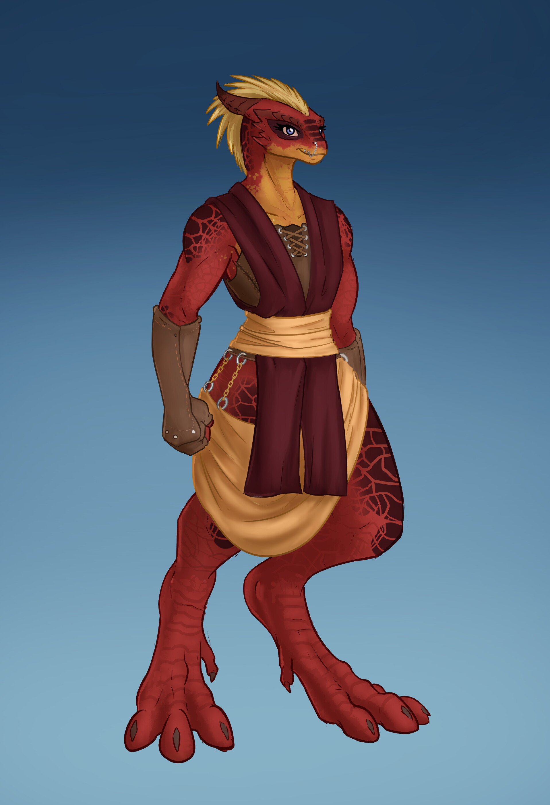 ArtStation - Adopt: Red Dragonborn - Alts