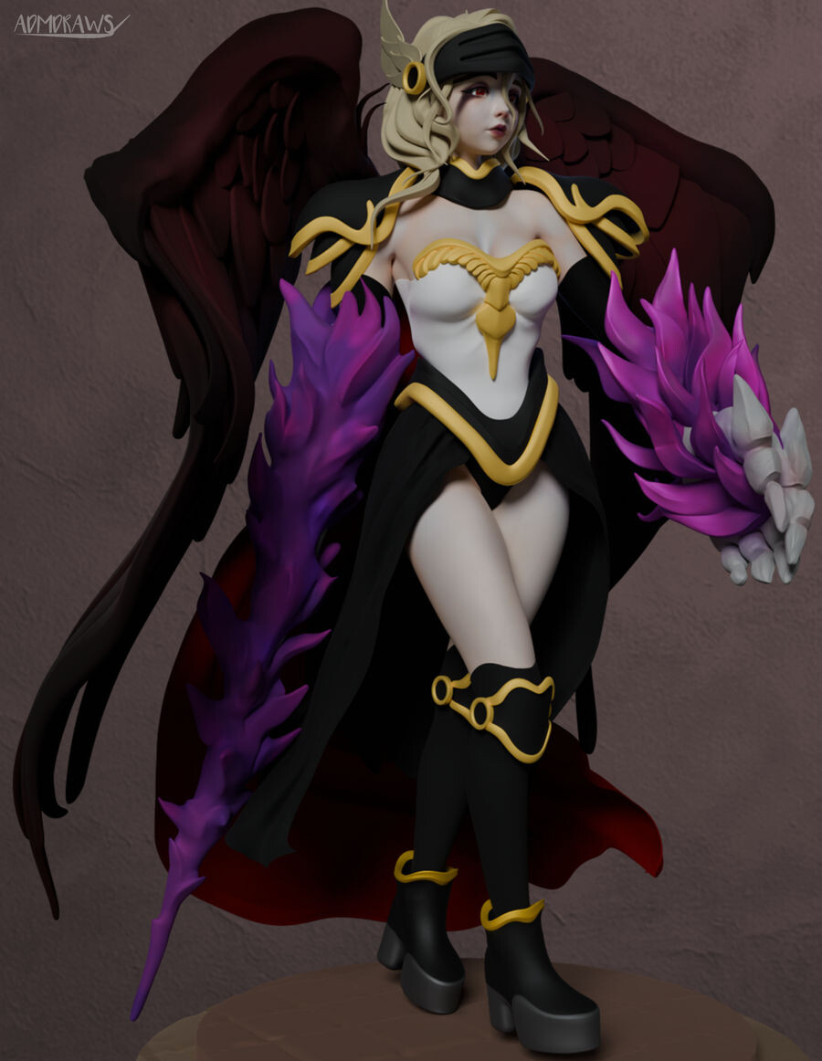 Admdraws - 3d Sculpture - Valkyrie Randgris
