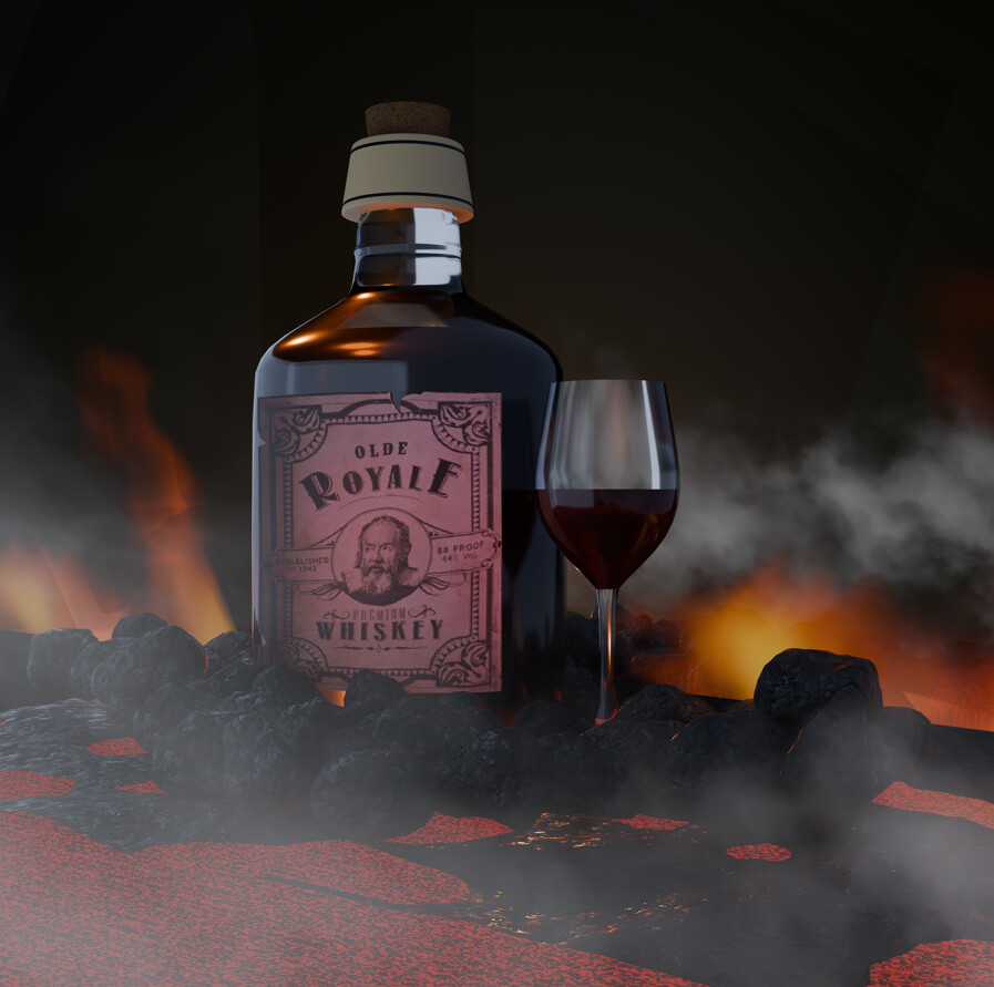 ArtStation - OLDE ROYALE WHISKEY