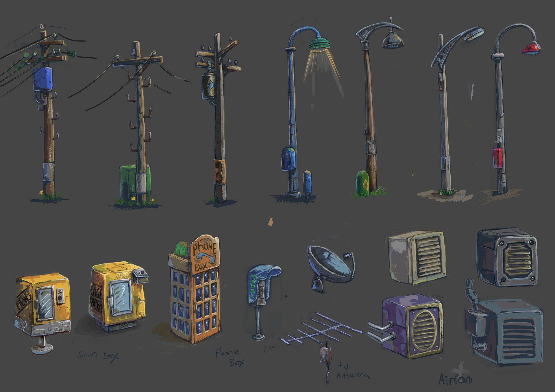 ArtStation - Random Street Stuff