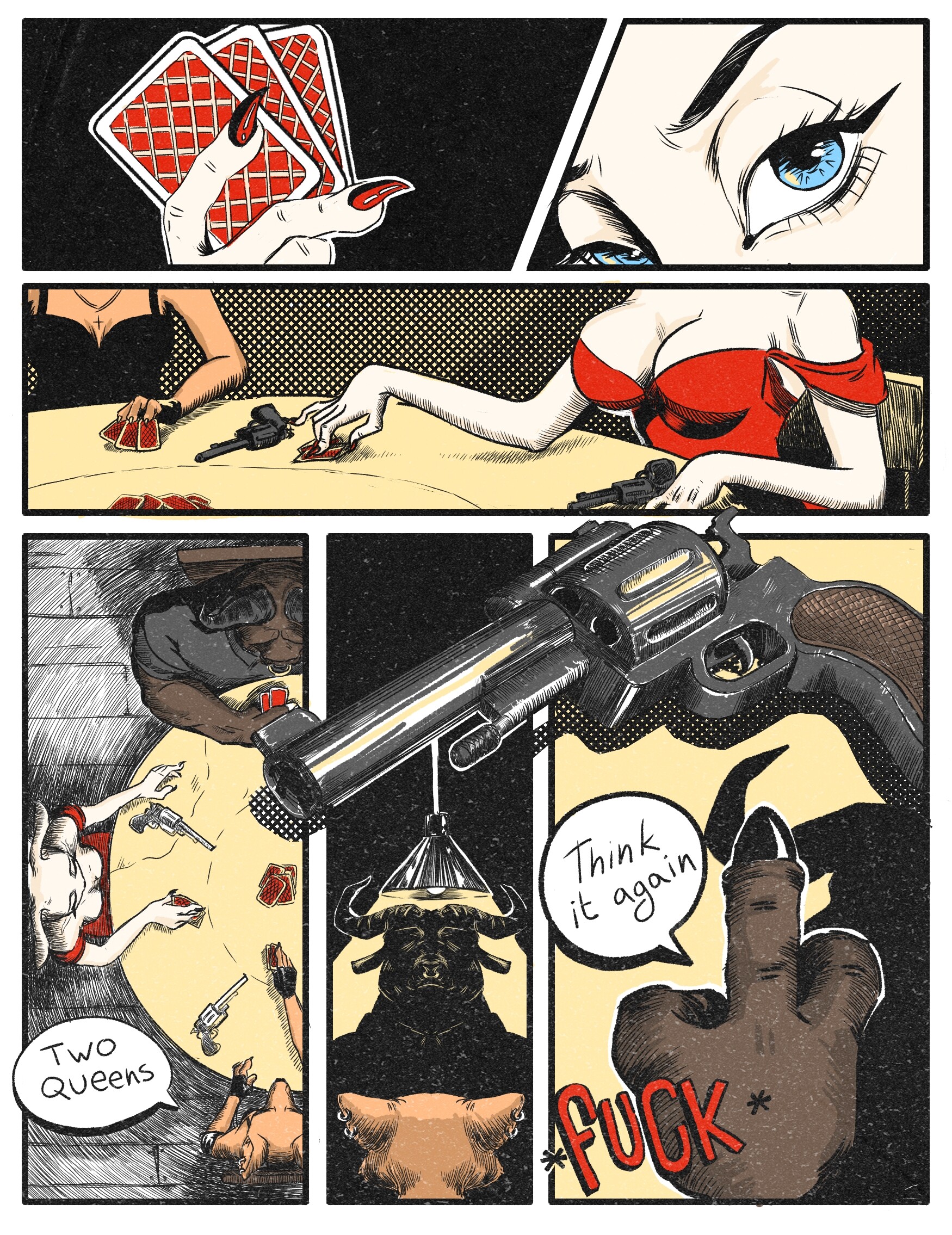 ArtStation - Liar's Bar comic strip