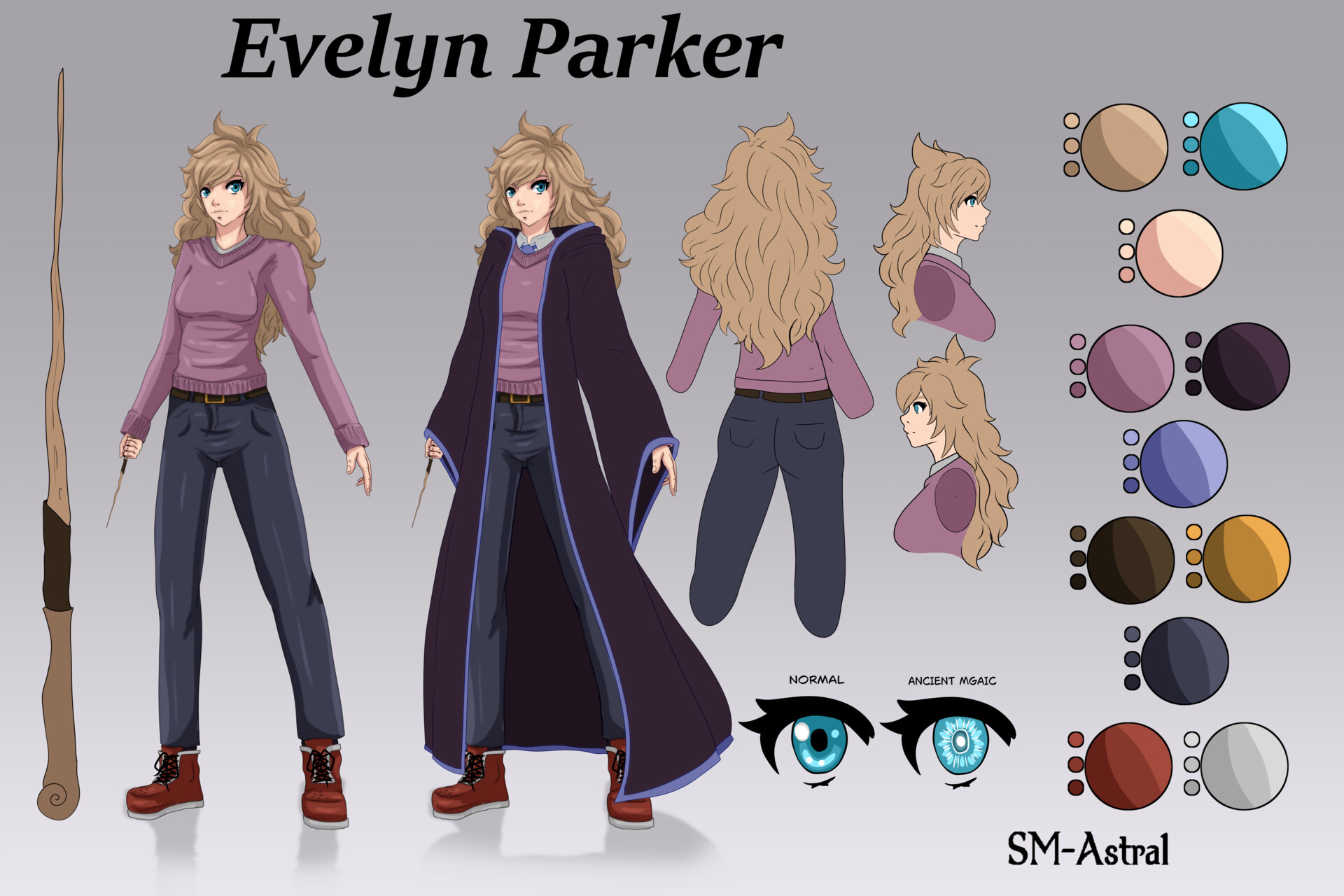 ArtStation - Evelyn Parker Character Sheet