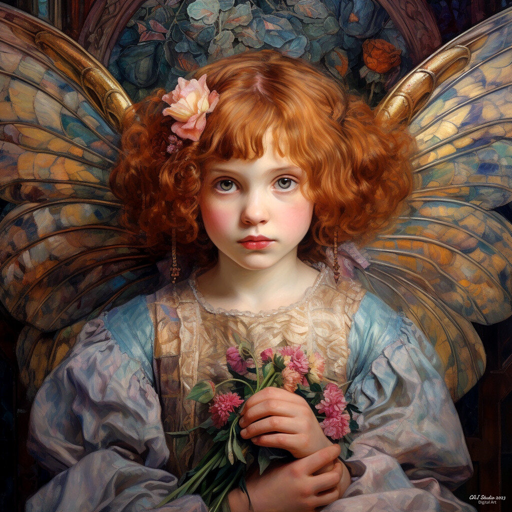 ArtStation - Girls with flowers