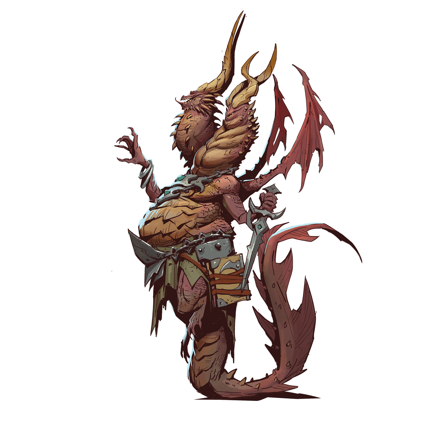 ArtStation - Dragonkin Sorcerer