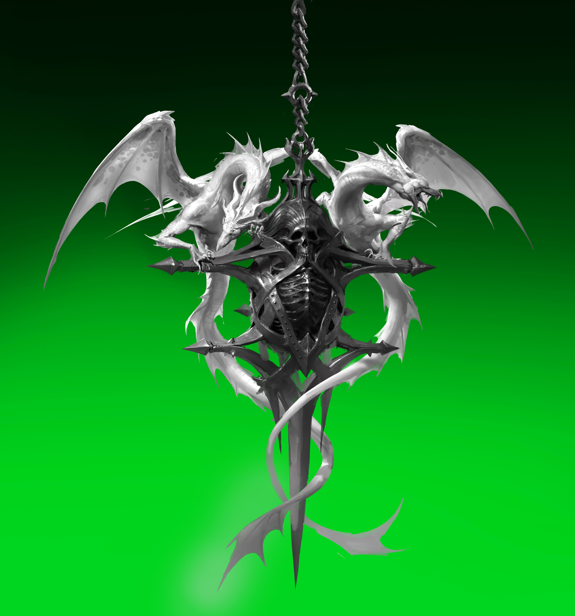 ArtStation - Evil dragon