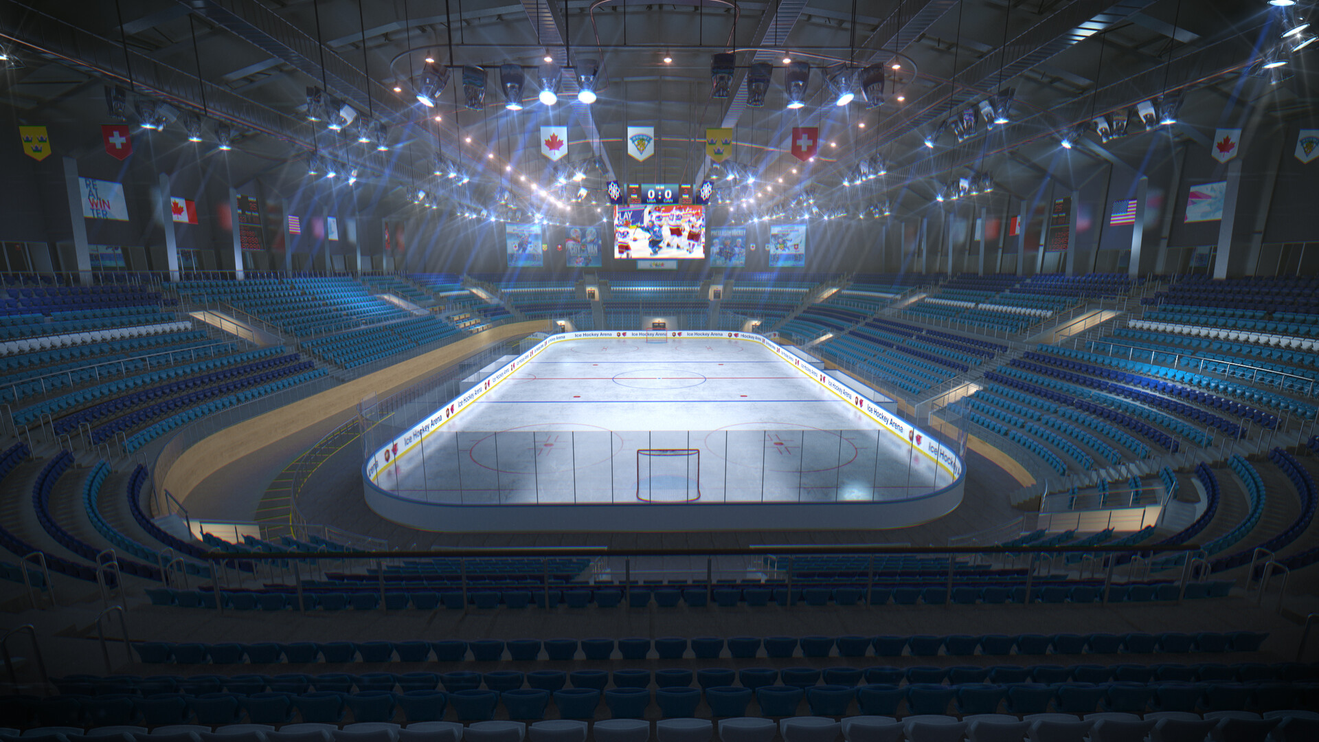 Oleg Verenko - Ice Hockey Arena Stadium 3d map