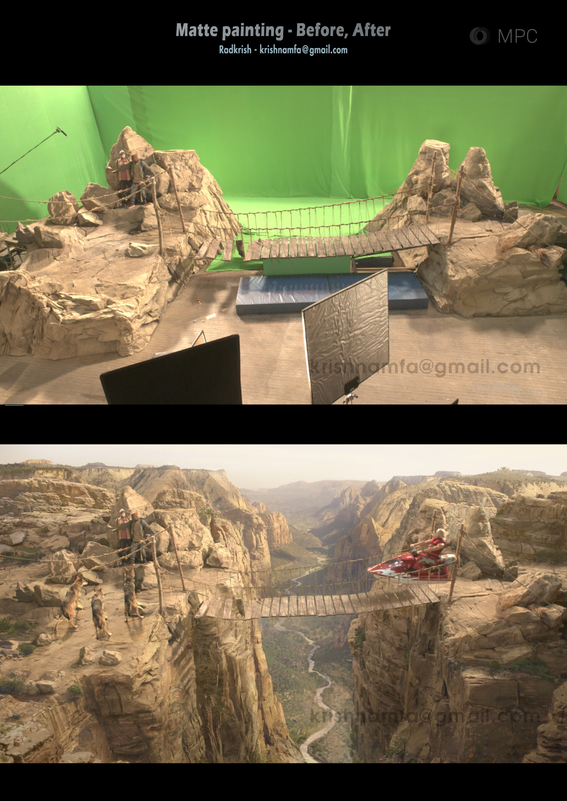 Rad krish - My DMP works done for MPC advert & The Mill