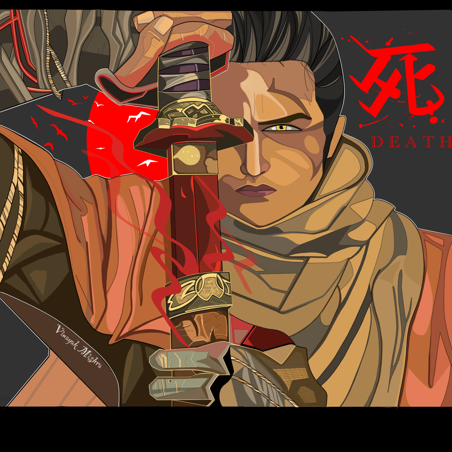 ArtStation - Sekiro(The one armed wolf)
