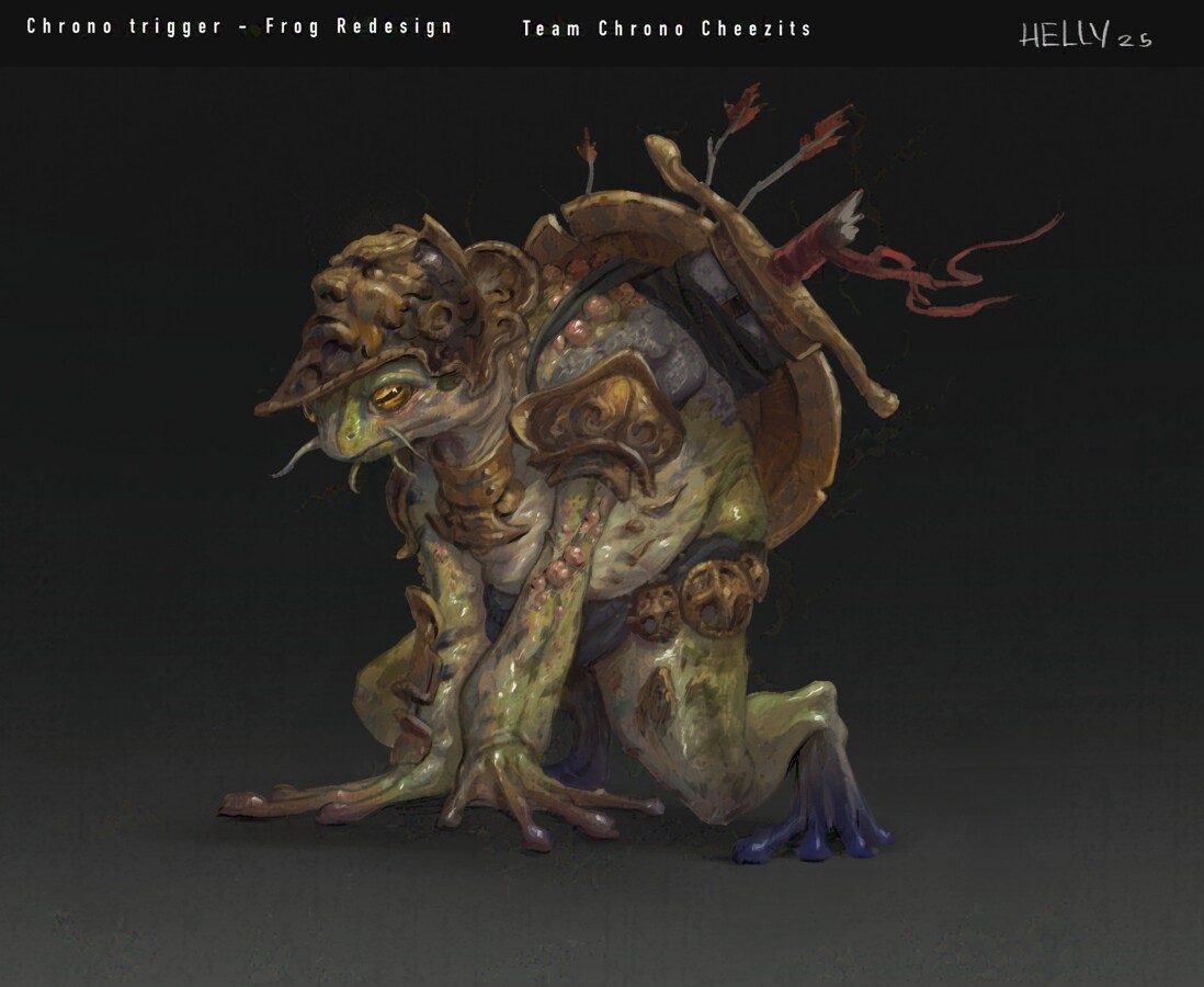 ArtStation - Chrono Trigger Redesign - Frog