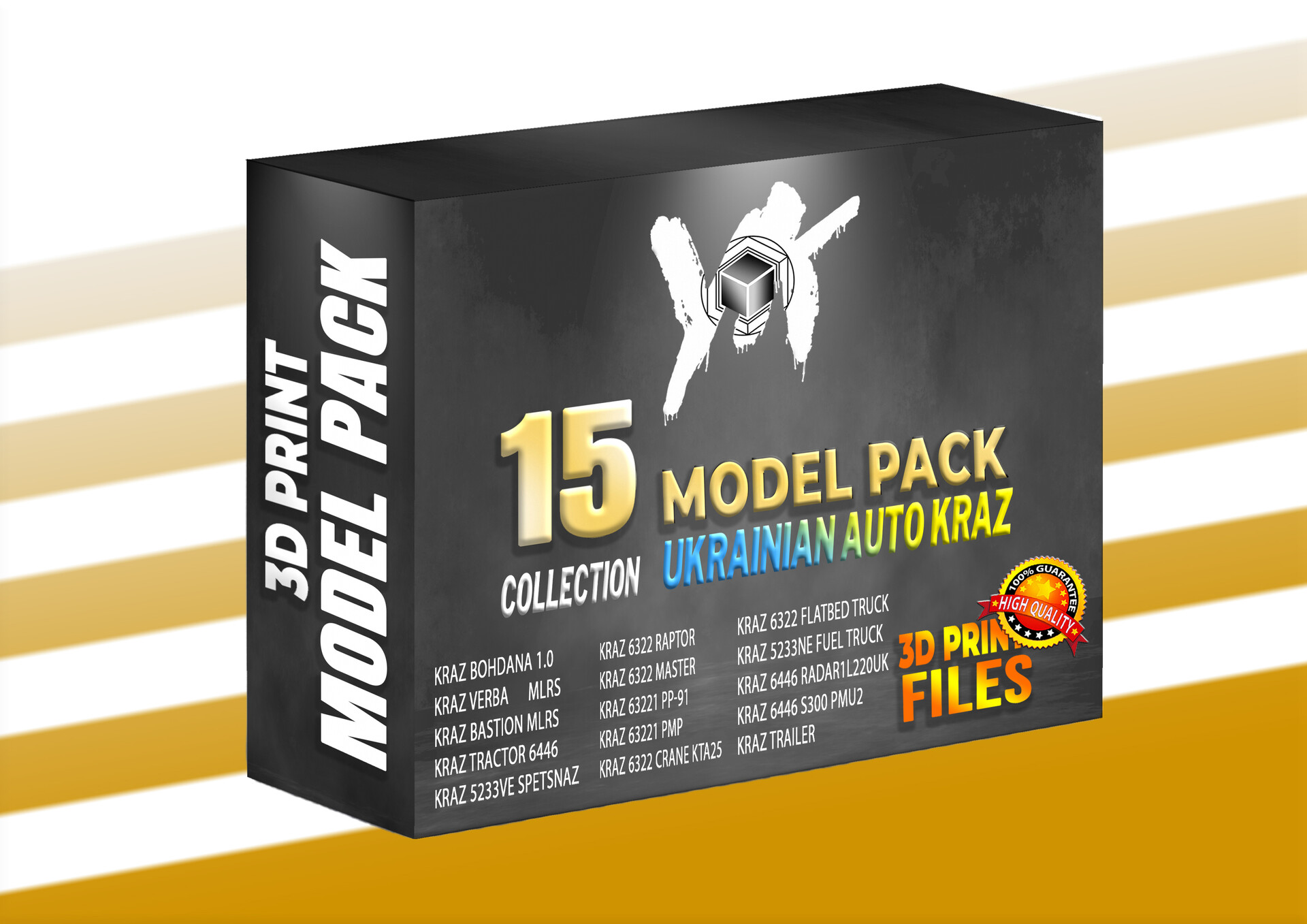 ArtStation - Model Pack Ukrainian auto KRAZ