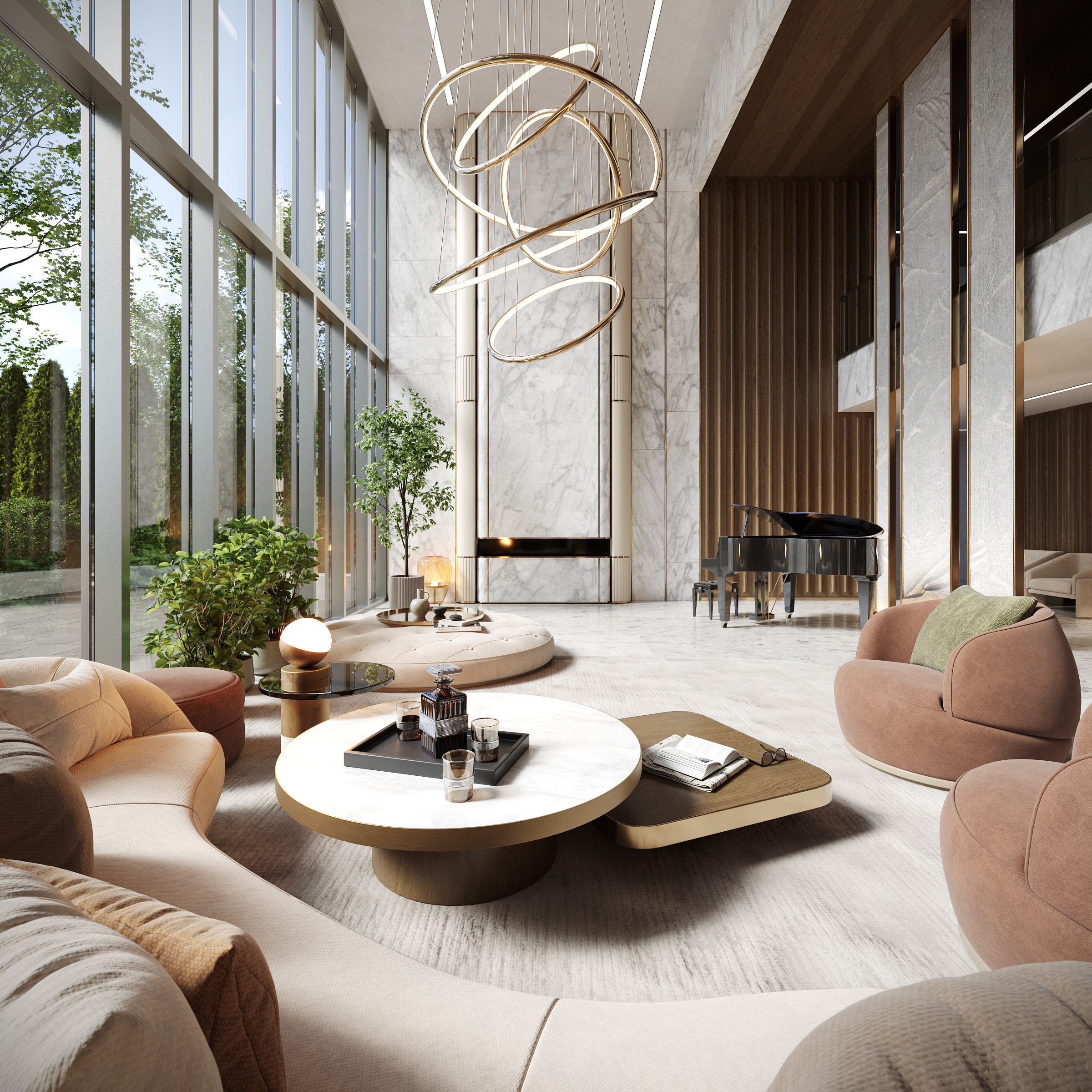 Evermotion Studio - Hotel Lobby Scene - Archmodels vol 298