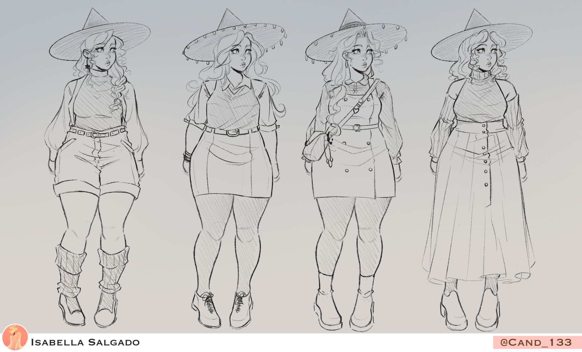 Isabella Salgado - Victoria Character Design Sheet