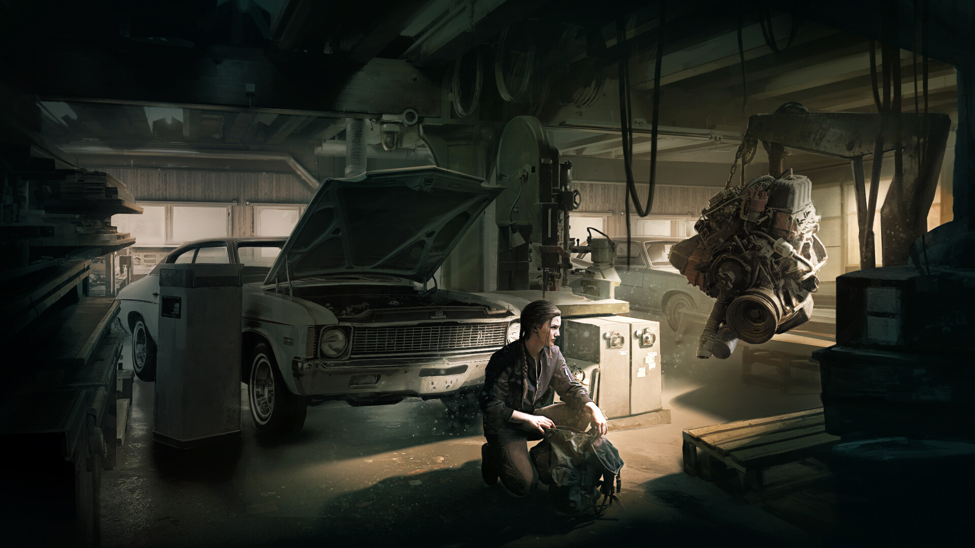 ArtStation - Sunset Garage