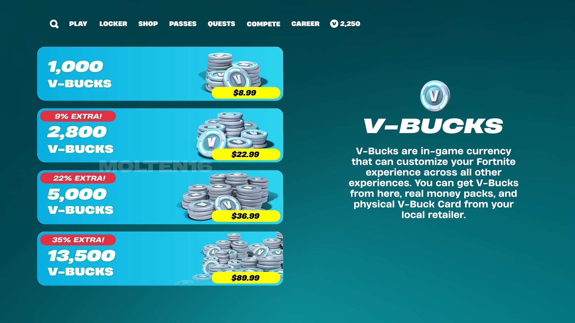 ArtStation - Chapter 5-ied V-Bucks screen