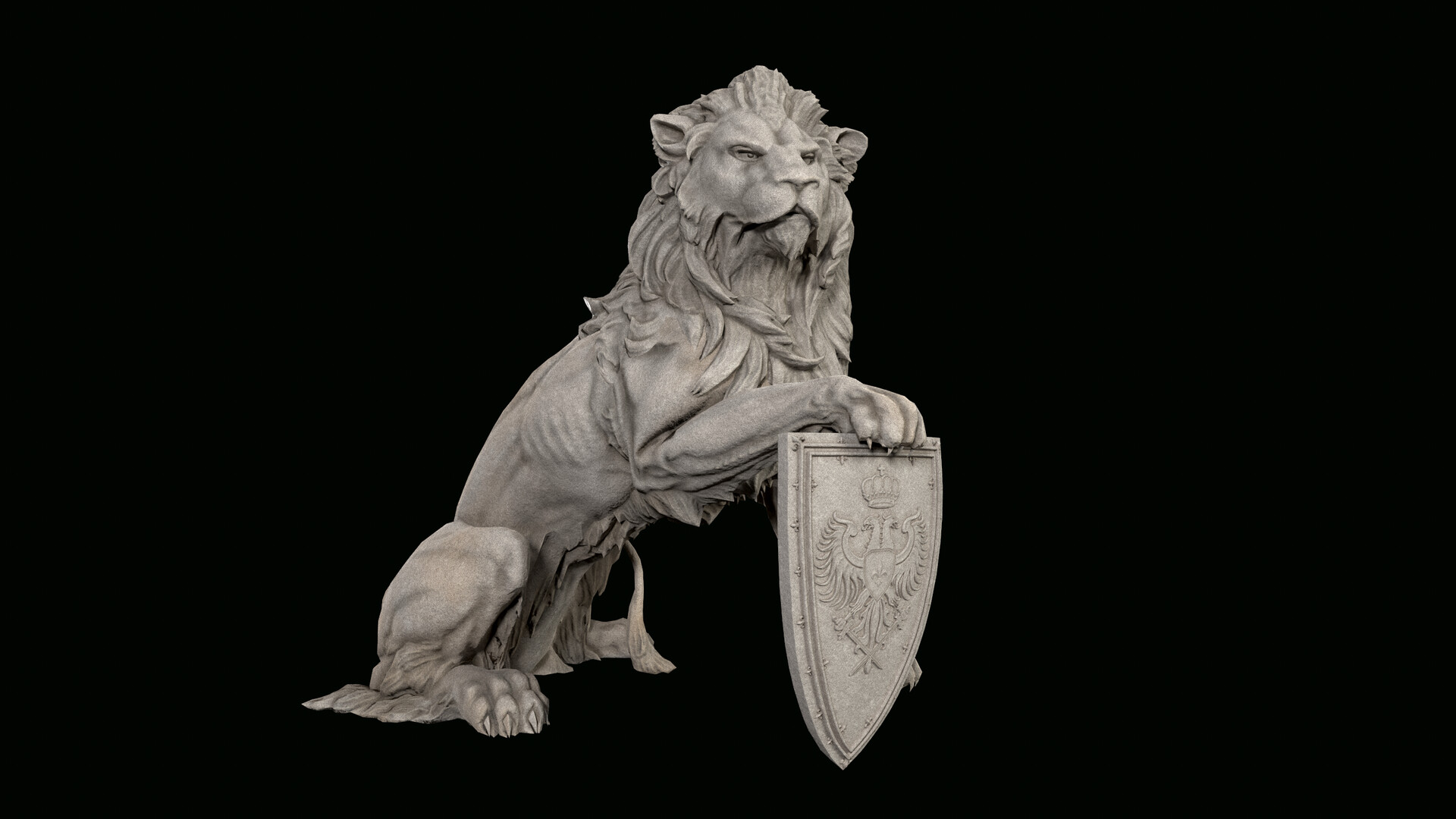 ArtStation - Lion Statue