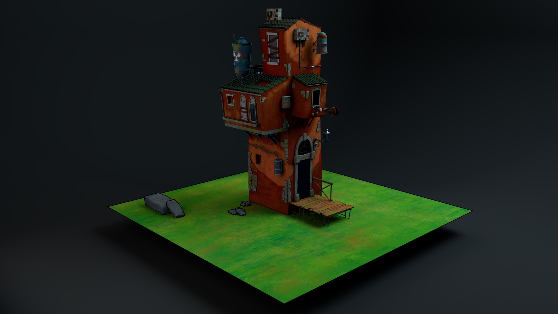 ArtStation - "Rustbucket House"
