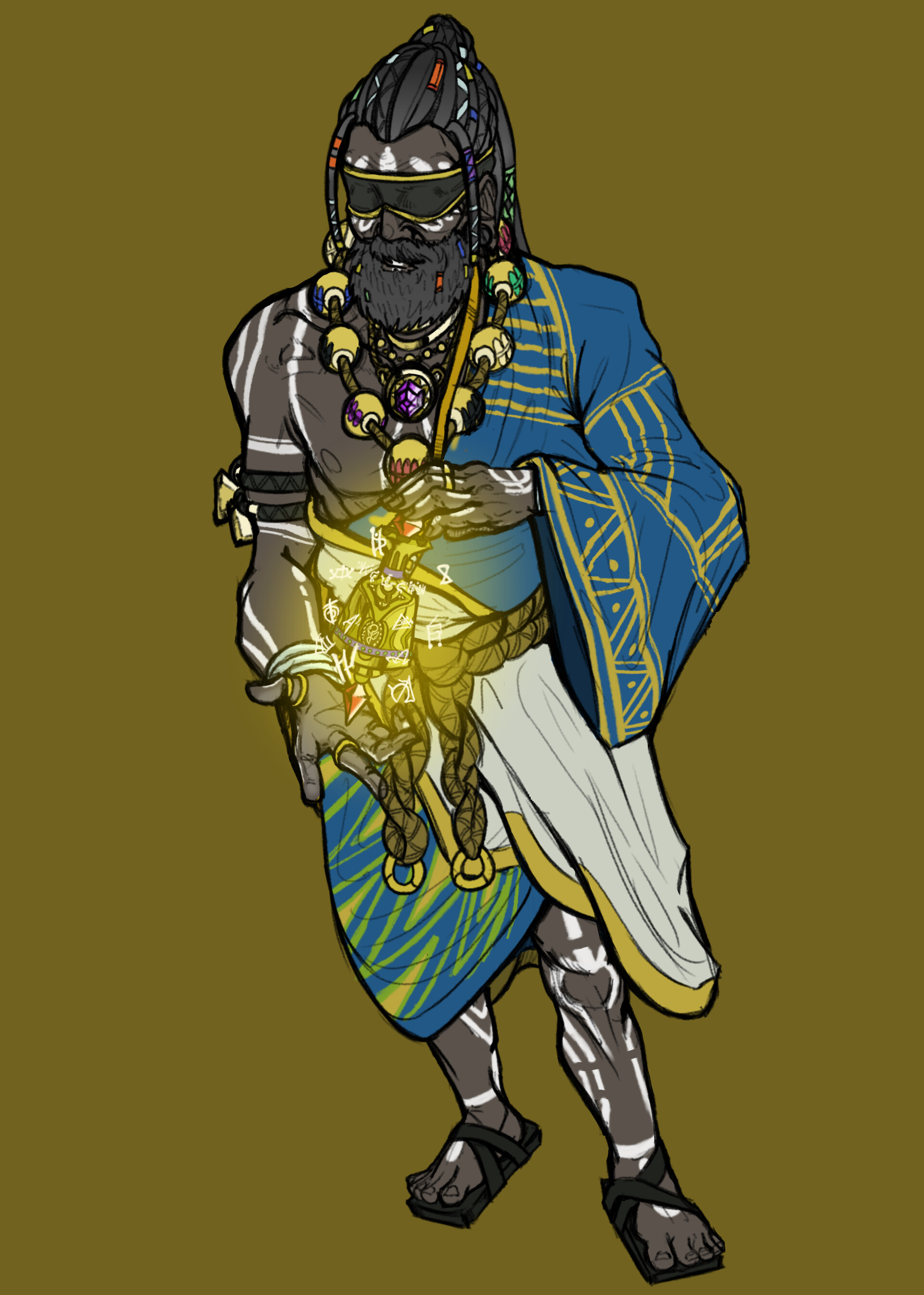 ArtStation - Ordem Paranormal | Ocultista de Conhecimento | Character Token - TTRPG